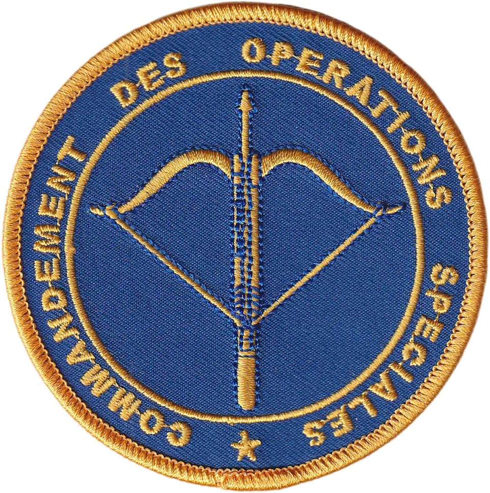 D503 - Ecusson Patch Brodé Thermocollant - Diamètre 8 cm - Cos Commandement Des Opérations ...