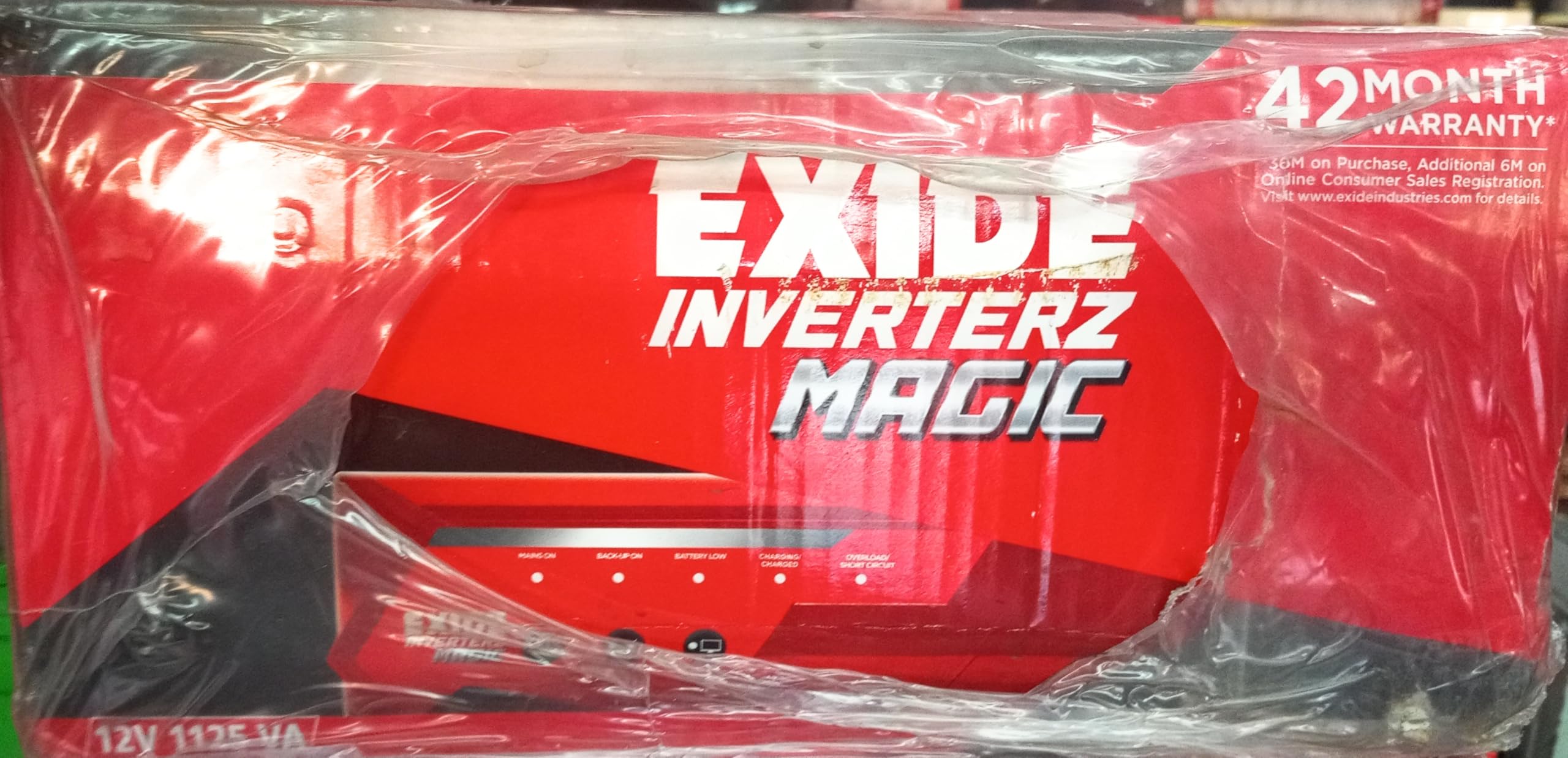 EXIDE INVERTERZ Star(STAR12V1125) 12V Microcontroller Based Pure Sine ...