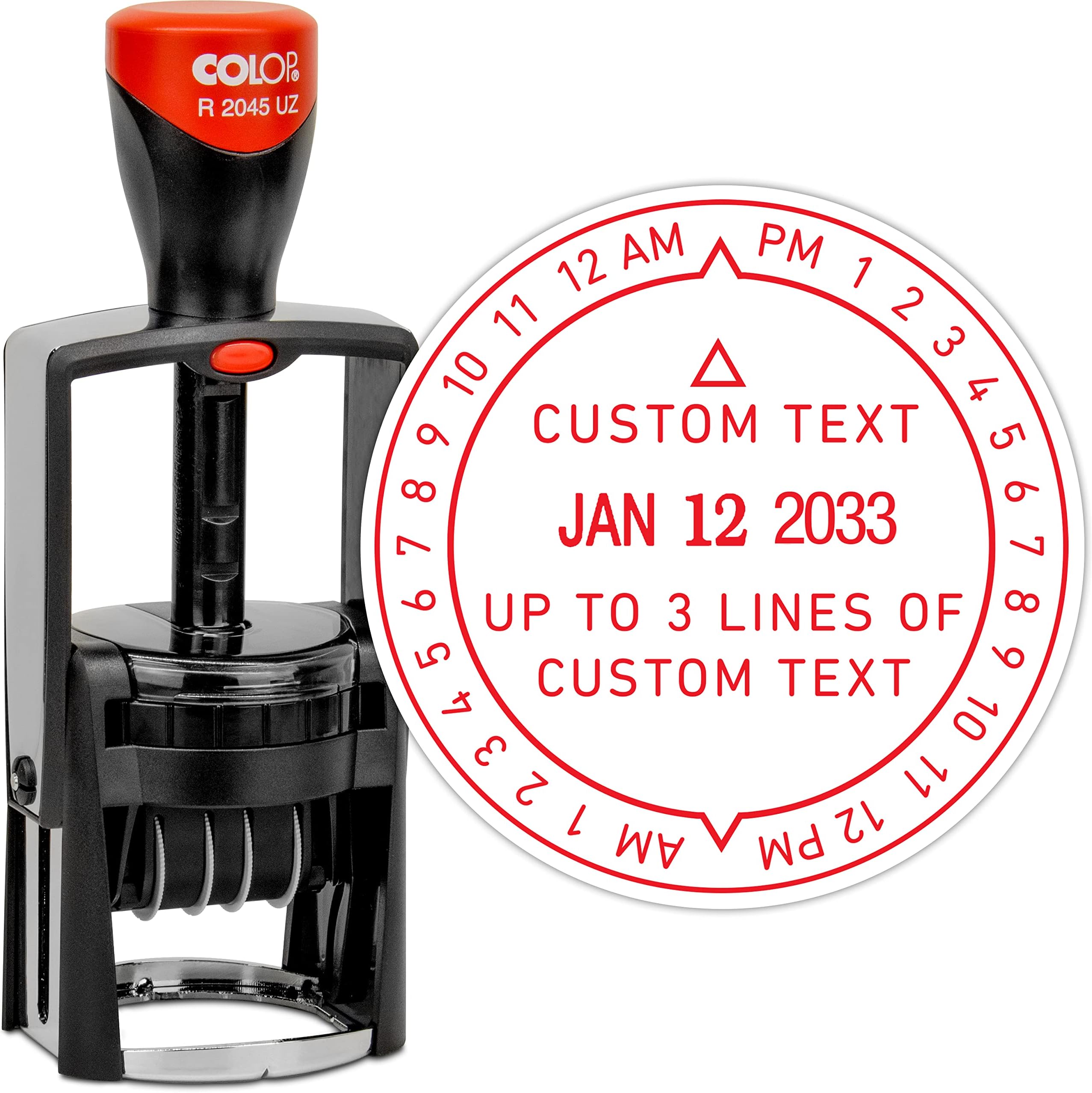 Amazon.com : MaxMark - Professional Heavy Duty Self-Inking 12 Hour Time ...