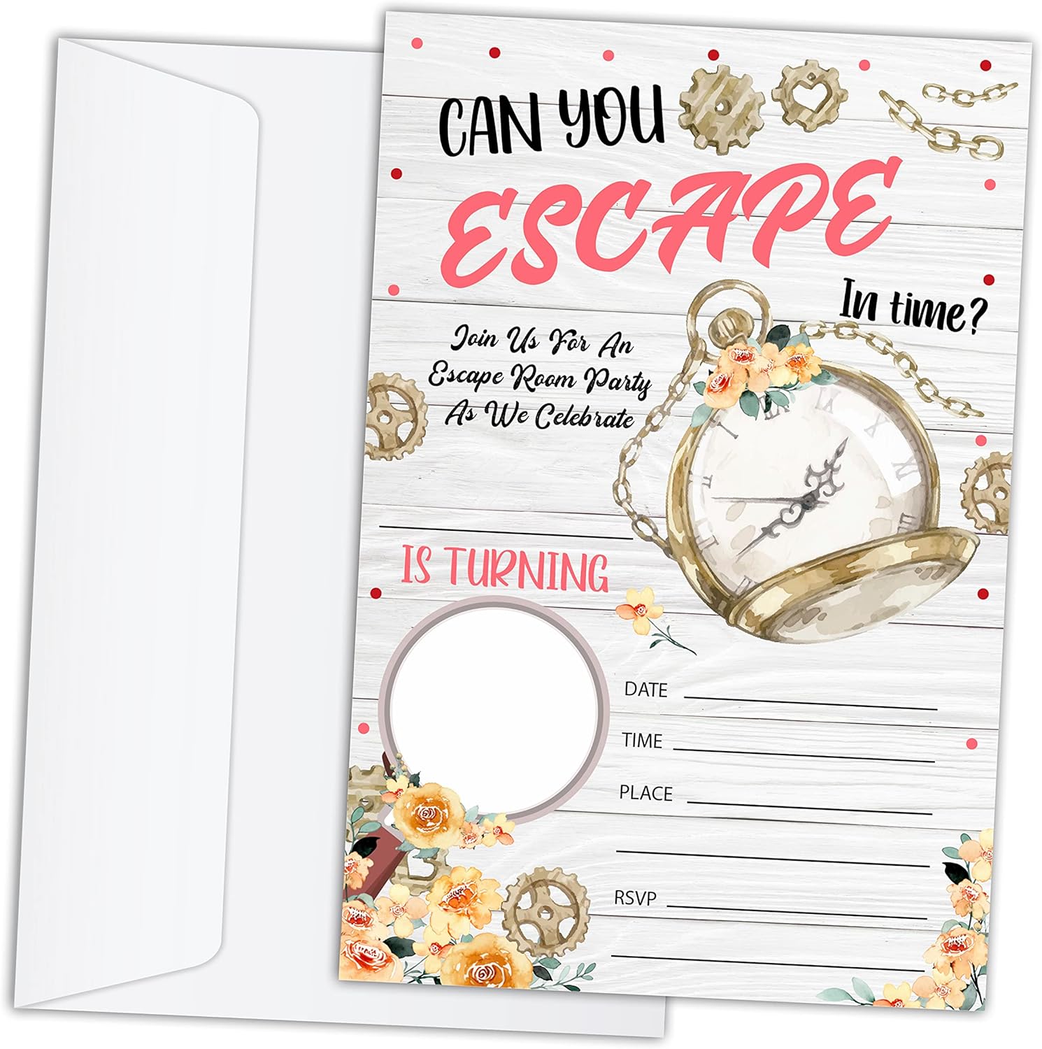 Amazon.com : RLCNOT Birthday Invitations Cards with Envelopes Set of 20 ...