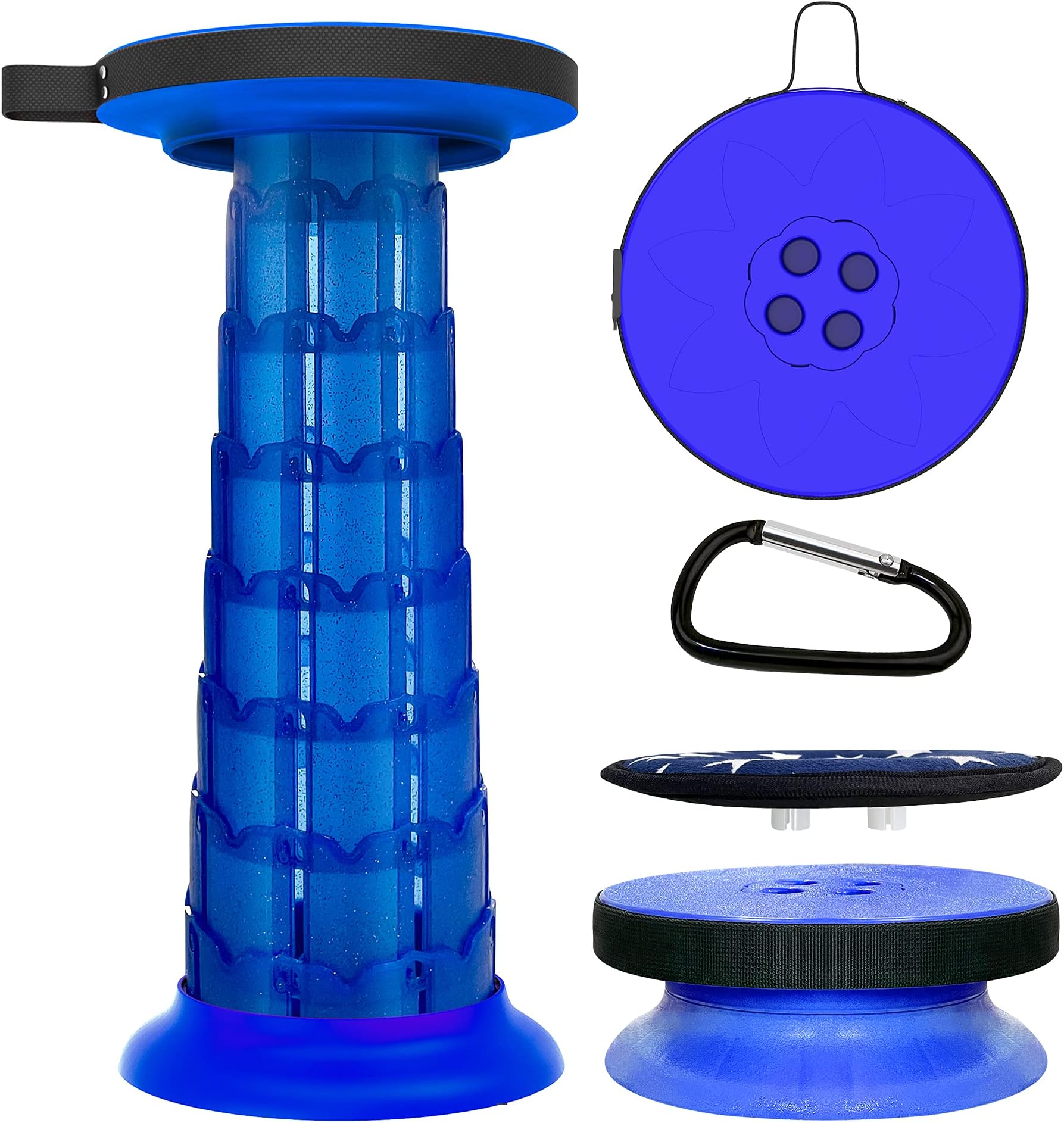 Amazon.com: Collapsible Telescoping Portable Stool for Adults, Camping ...