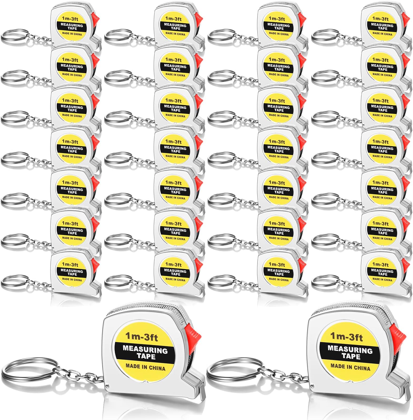 Copkim 50 Pcs Small Tape Measure Bulk 6 Ft 2M Mini Measuring Tape ...