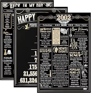 Amazon.com: Sooyinpaint 21th Birthday Decorations for Women and Men ...