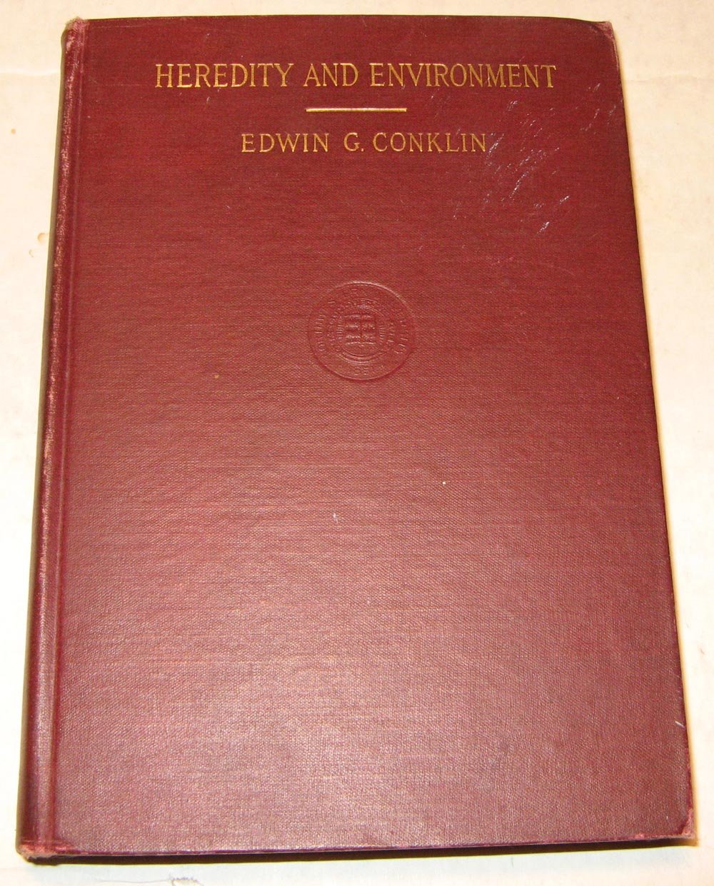 Heredity And Environment In The Development Of Man.: Edwin Grant ...