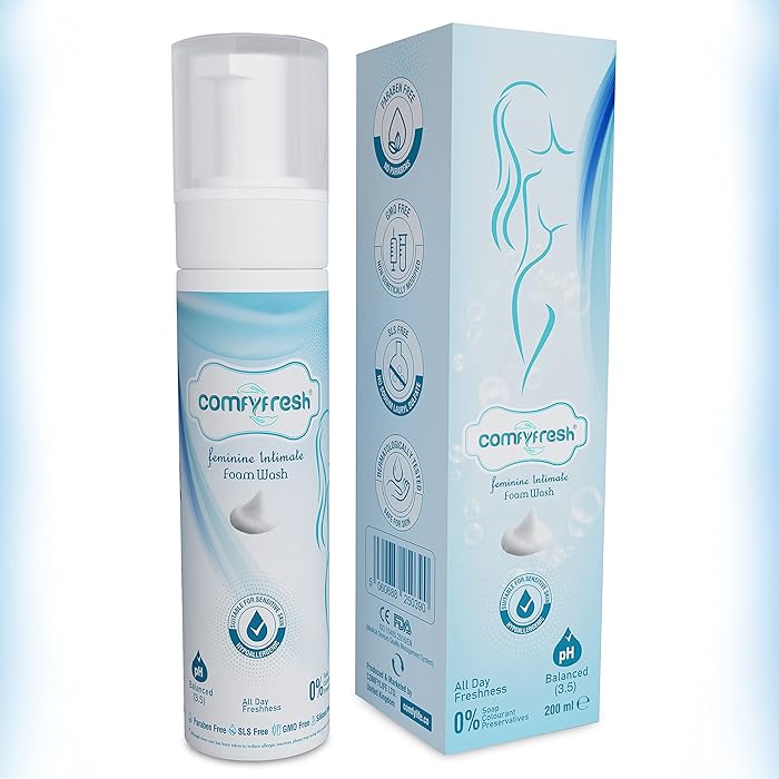 Buy ComfyFresh Feminine Intimate Foam Wash Mousse Pump pH Balanced Soap ...