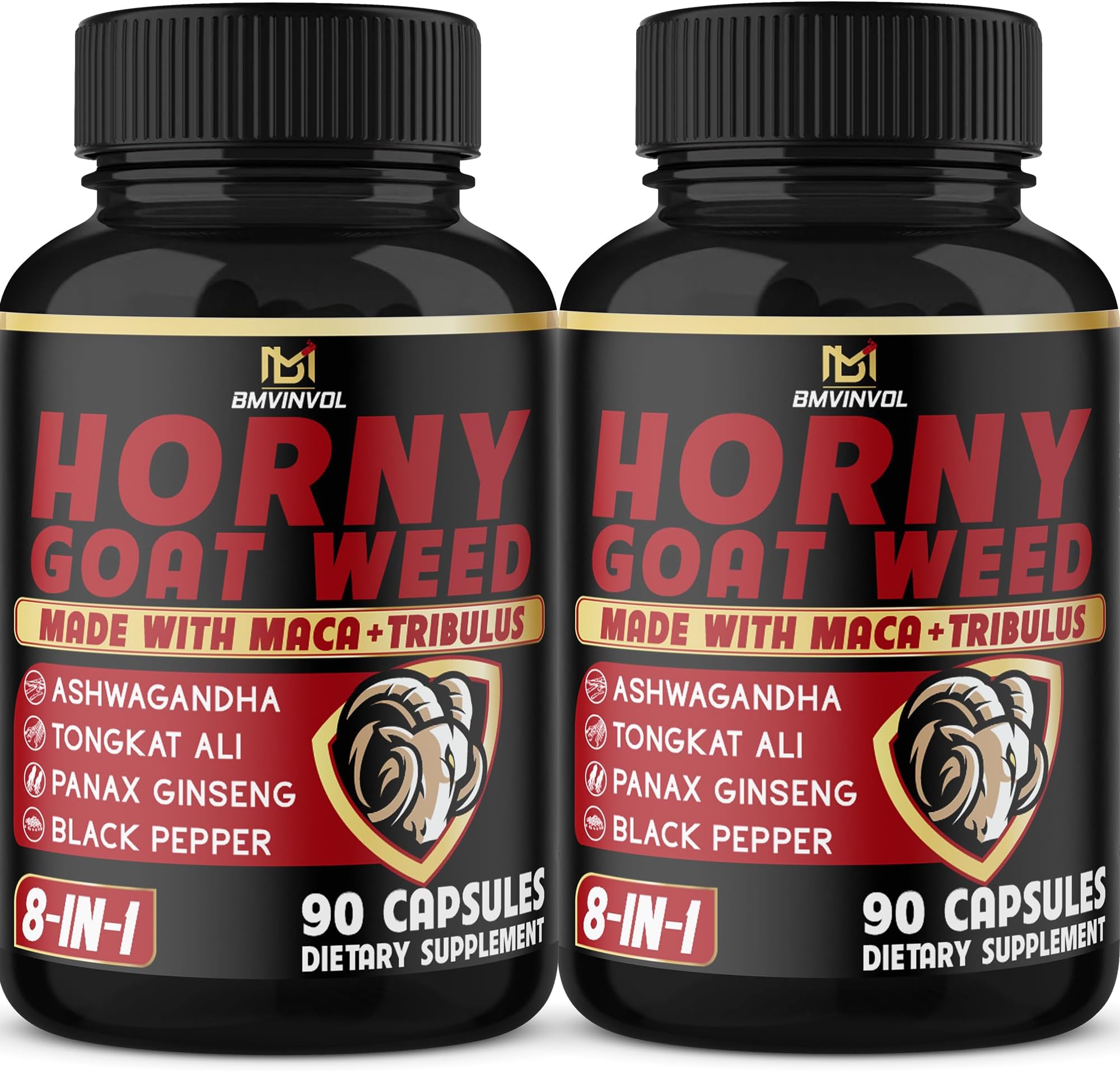 Amazon.com: BMVINVOL 2Packs Horny Goat Weed Capsules - 180 Capsules for ...