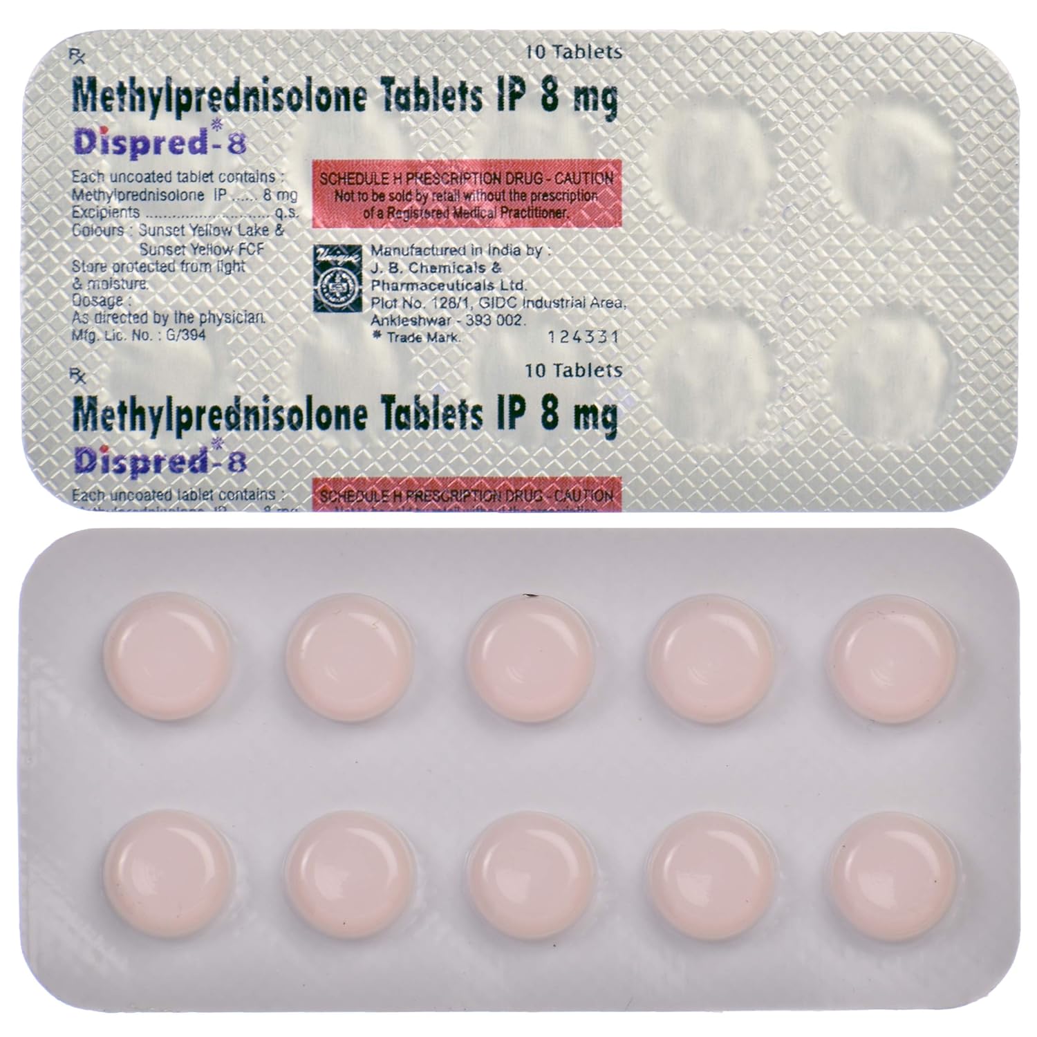 Dispred-8 - Strip of 10 Tablets : Amazon.in: Health & Personal Care