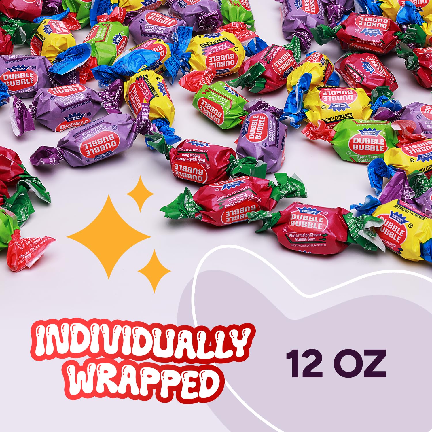 Snapklik.com : Chewing Gum Bubble - Individually Wrapped Gum - 12 Oz ...