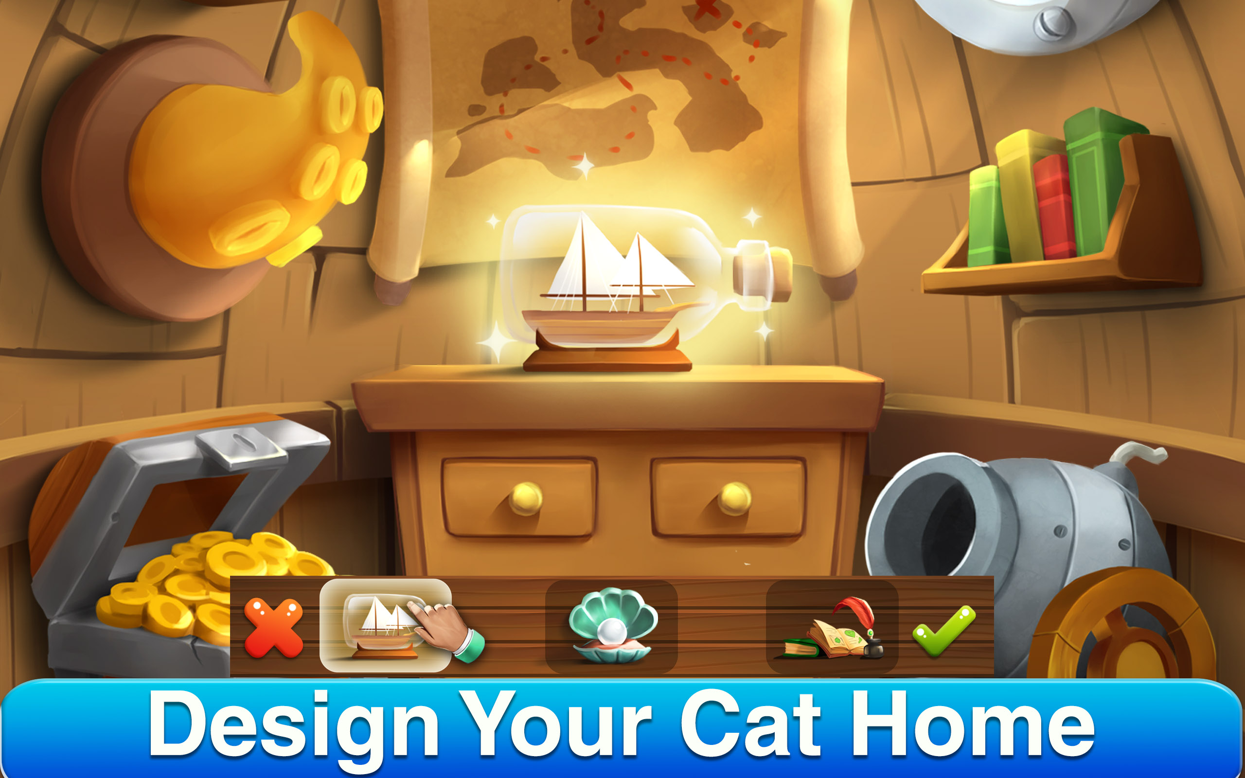 Cat Home Design: Decorate Cute Magic Kitty Mansion - App on the Amazon ...