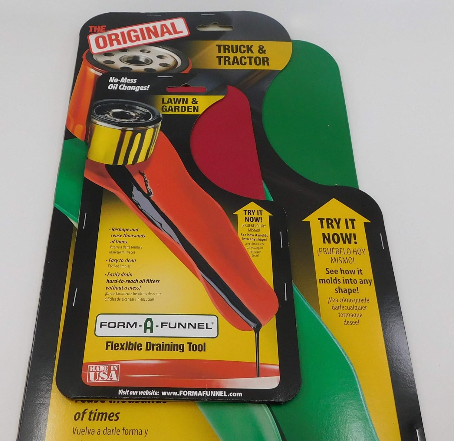 Amazon.com: Form-A-Funnel KIT601 2 Piece Flexible Funnel Kit Lawn and ...