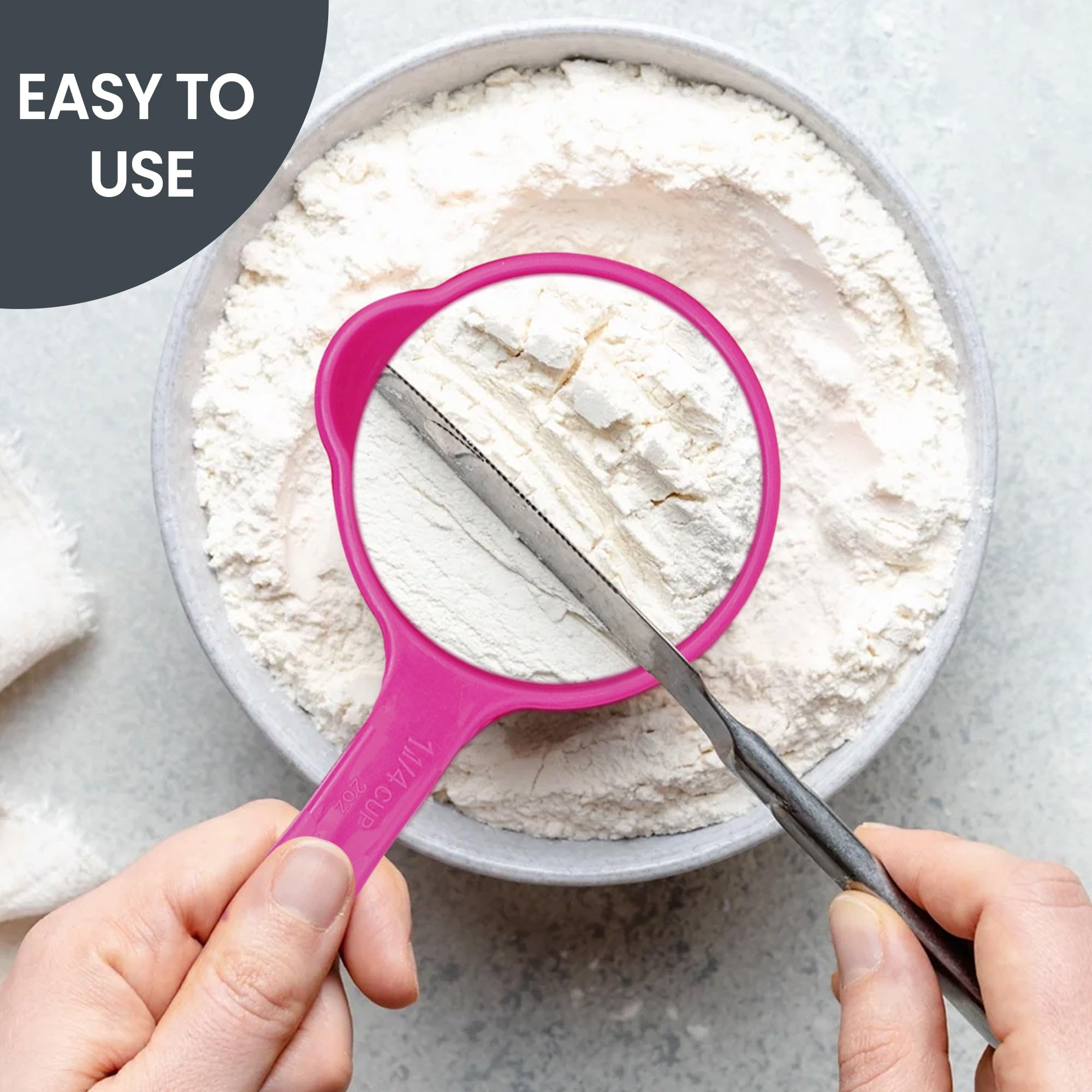 Snapklik.com : 8PCS Measuring Cups, Little Cook Measuring Cups And ...