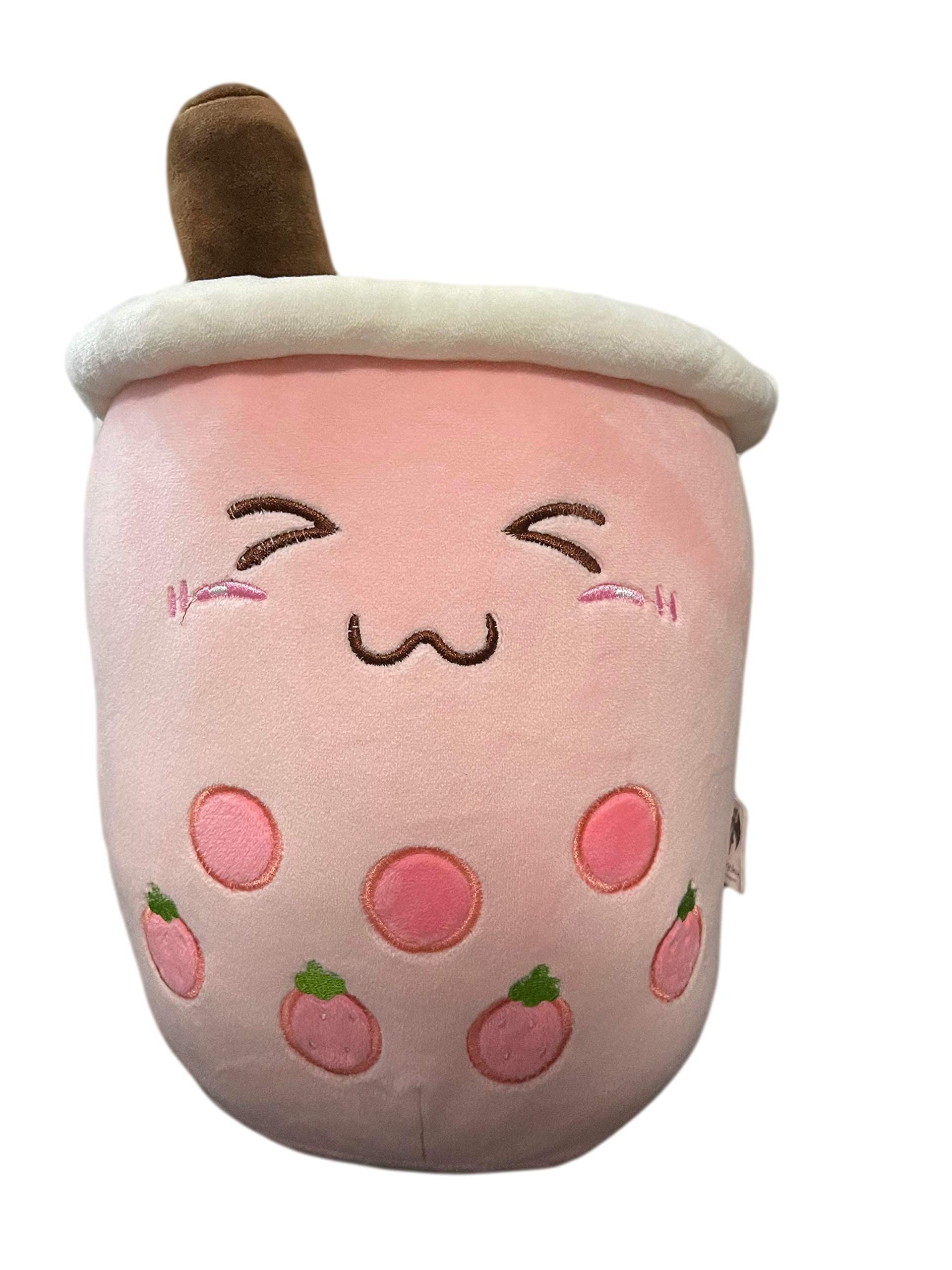 Buy TENGOKU 15" Pinky Bobaholic Kawaii Boba Tea Plushie Authentic Brand ...