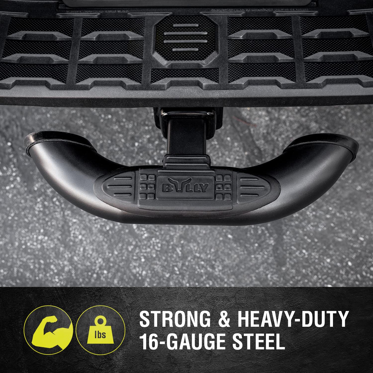 Buy Pilot Automotive Bully BBS-1102 Black Bull Series Powder Coated ...