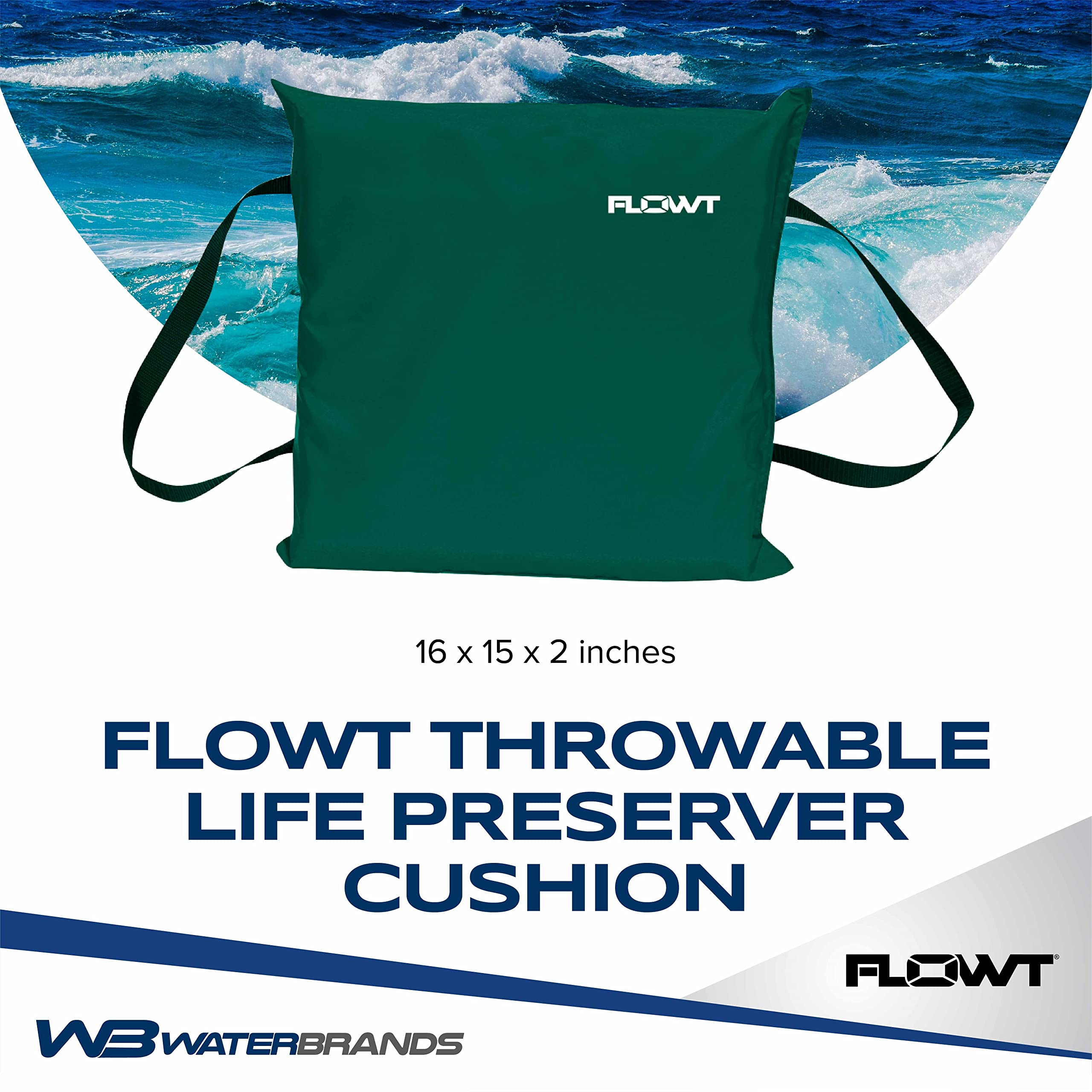 Snapklik.com : Flowt Boat Seat Cushion And Throw Cushion For Boat ...