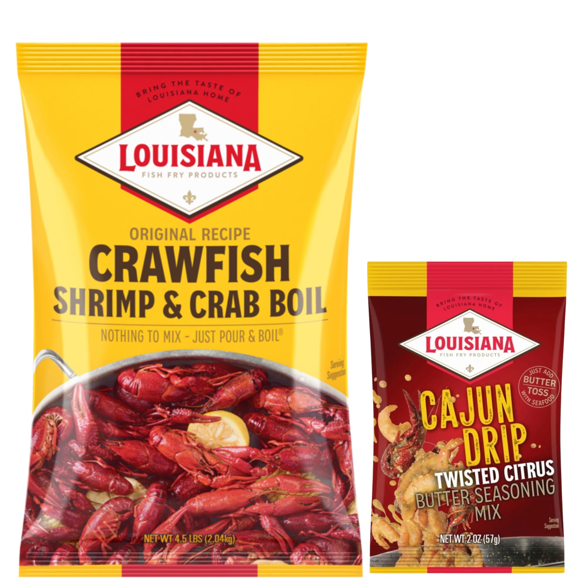 Amazon.com : Louisiana Fish Fry Products Crawfish, Shrimp & Crab Boil ...