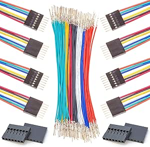 Amazon.com: Kidisoii Dupont 2.54mm Wire Male to Male Dupont Connector & 22AWG Pre-Crimped Cable ...