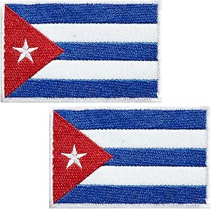 Amazon.com: BWXBWX Cuba Flags Patch Cuban Flag Embroidered Patches Cuba Flags Military Tactical ...