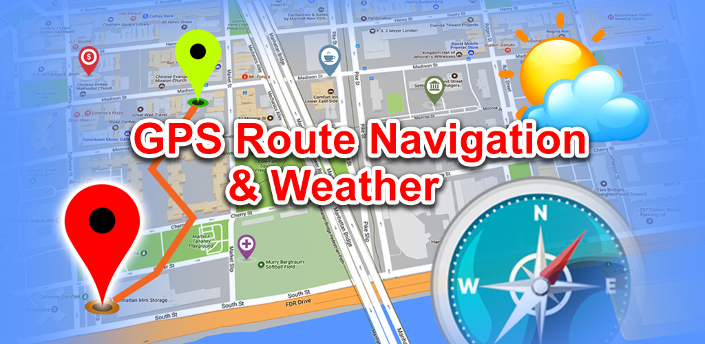 GPS Route Navigation & Weather:Amazon.de:Appstore for Android