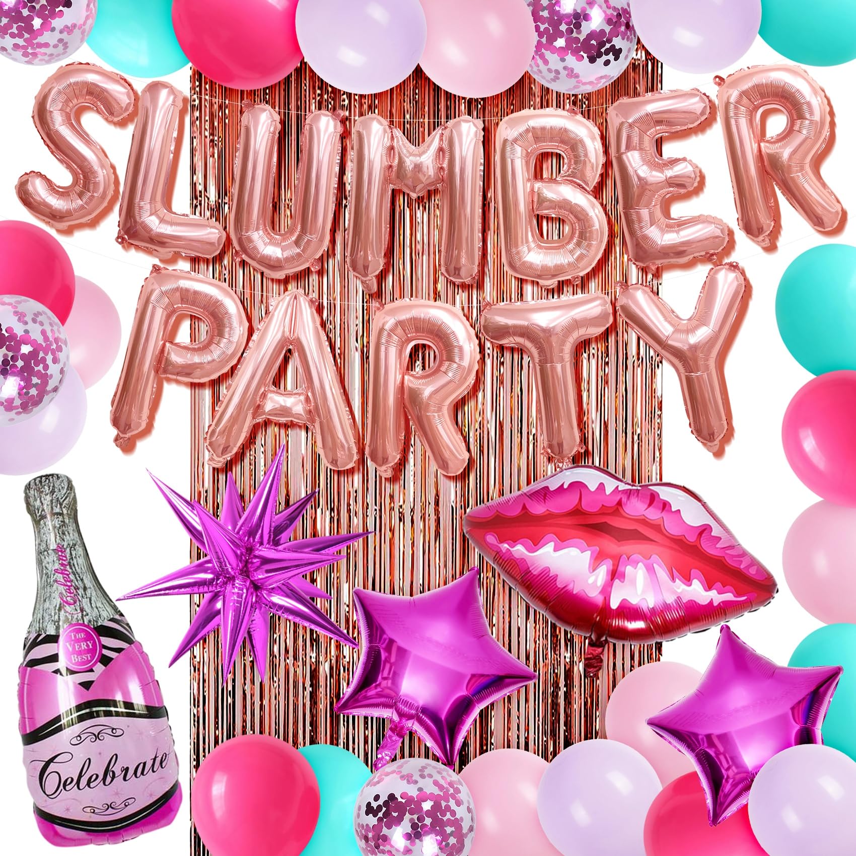 Amazon.com: Slumber Party Supplies For Girls Slumber Party Decorations Sleepover Party ...