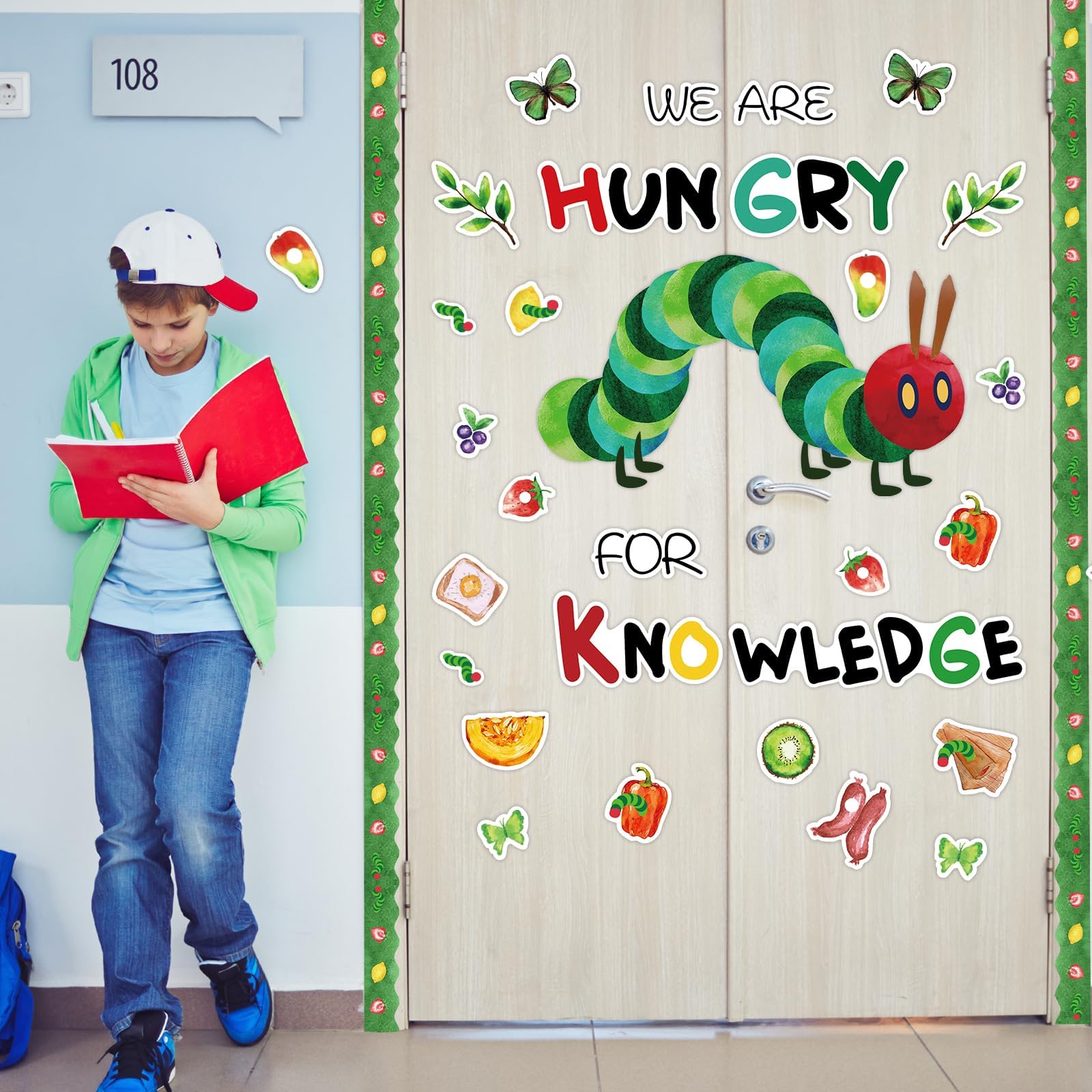 Snapklik.com : Hungry Caterpillar Classroom Decor, 81Pcs Very Hungry ...