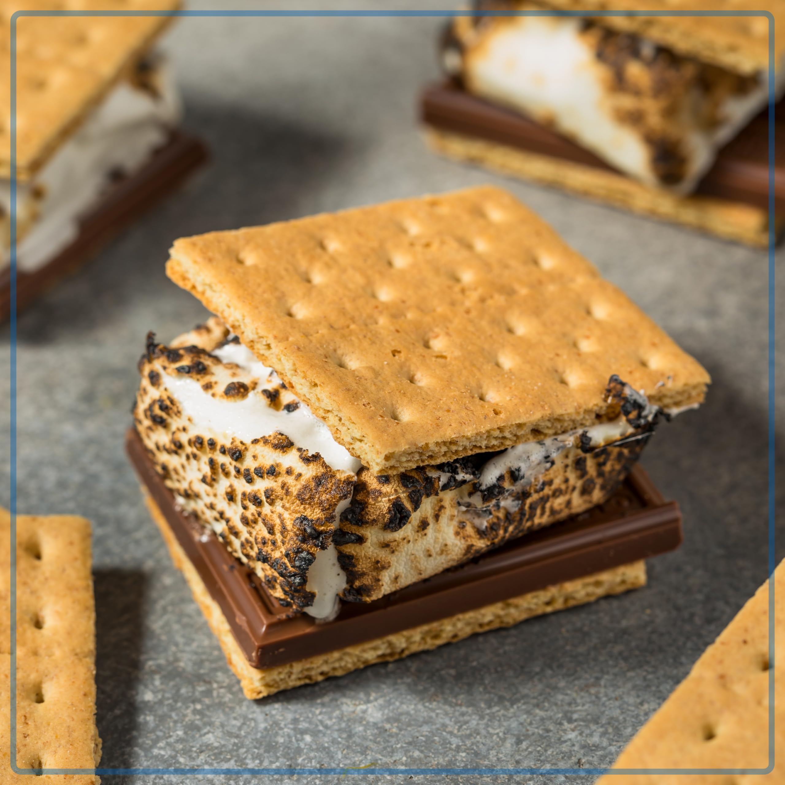 Snapklik.com : Jet-Puffed Lighted Smores Supply Caddy, Tabletop Kit For ...