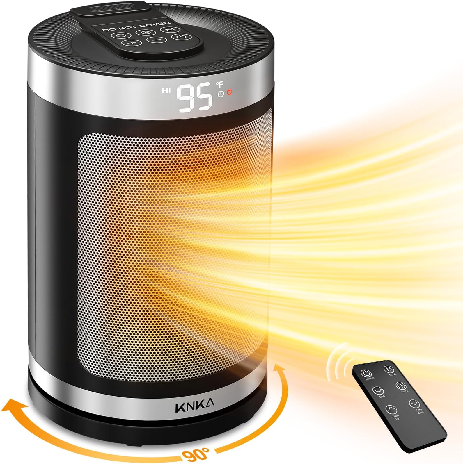 Amazon.com: FARADAY Space Heater for Indoor Use, ECO Mode with ...