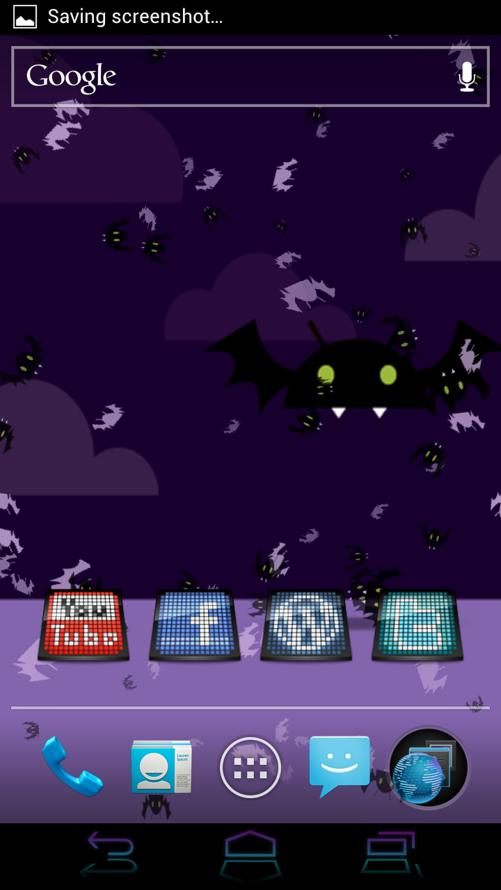 DroidOWeen Falling Droid Bats Live Wallpaper - App on Amazon Appstore