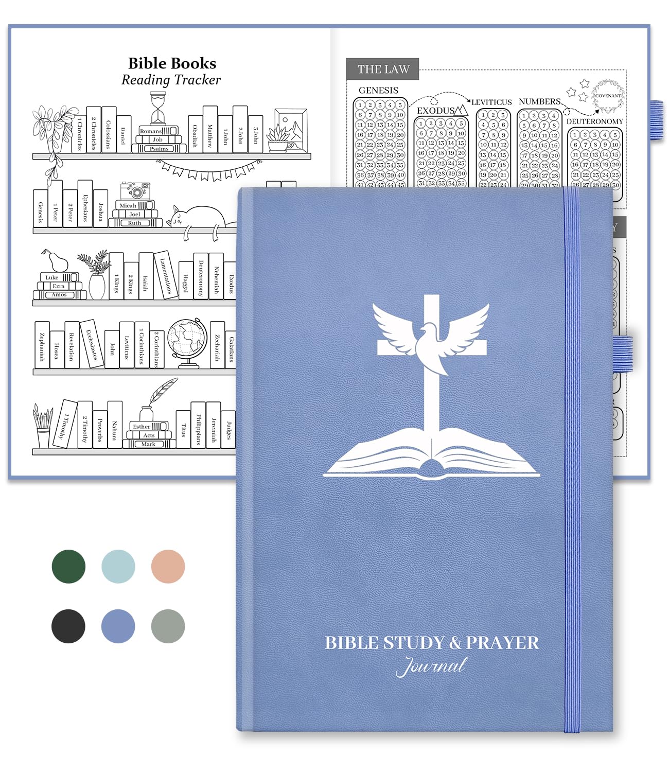 Amazon.com : Bible Study Journal & Prayer Journal with Bible Reading ...