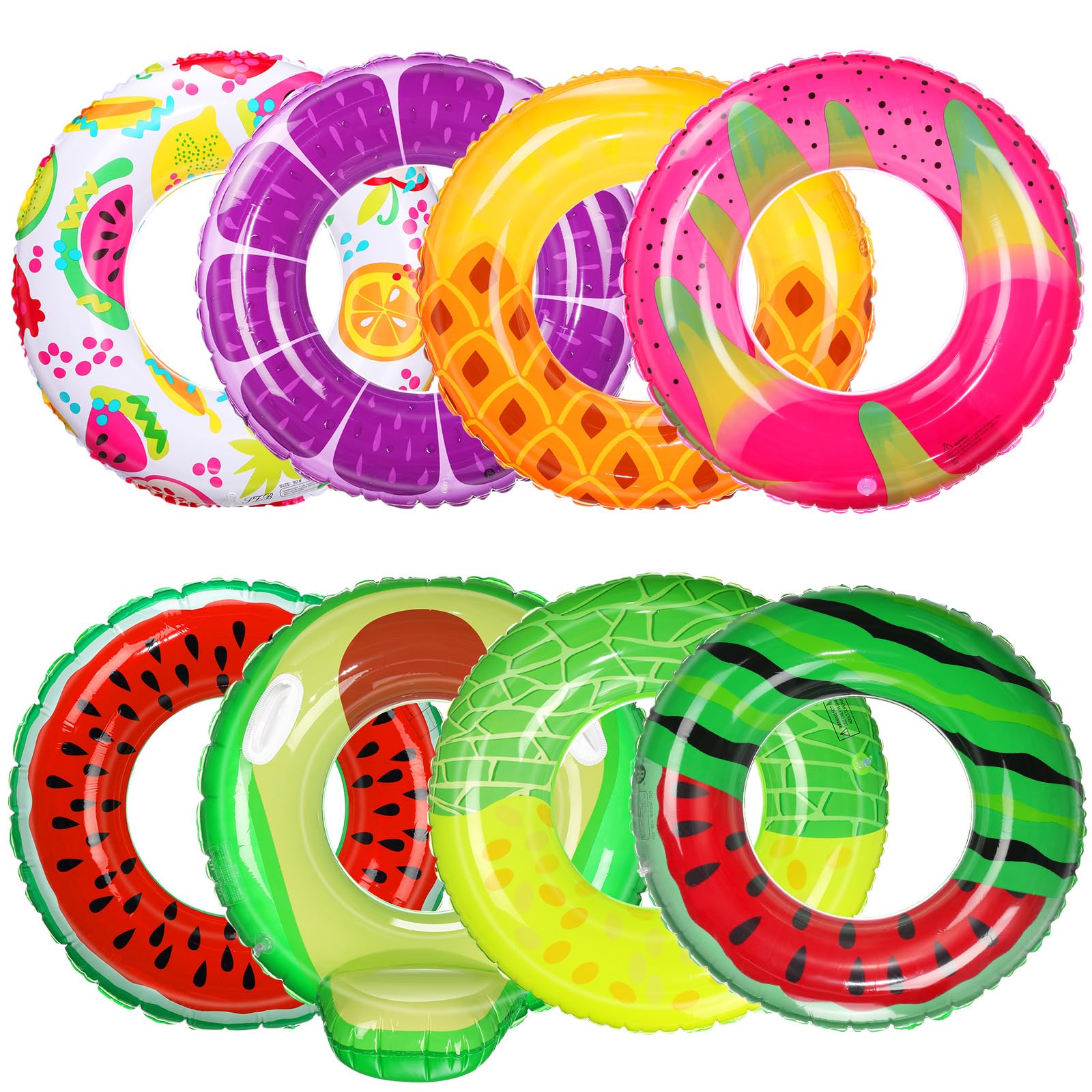 Snapklik.com : Libima 8 Pcs Inflatable Pool Floats For Adults, Swimming ...