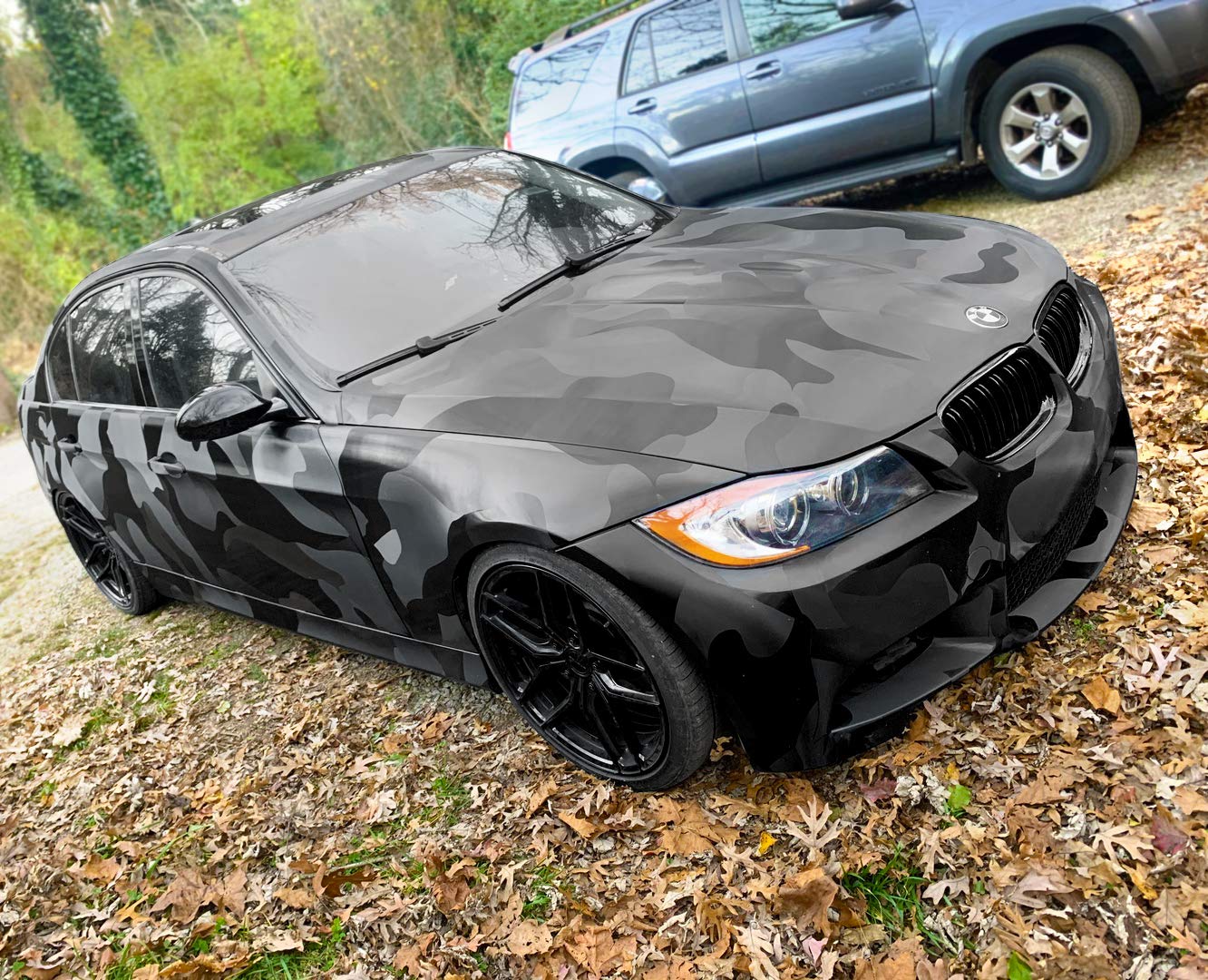 Buy VViViD+ 2020 Edition Black Stealth Large Sized Pattern Camouflage ...