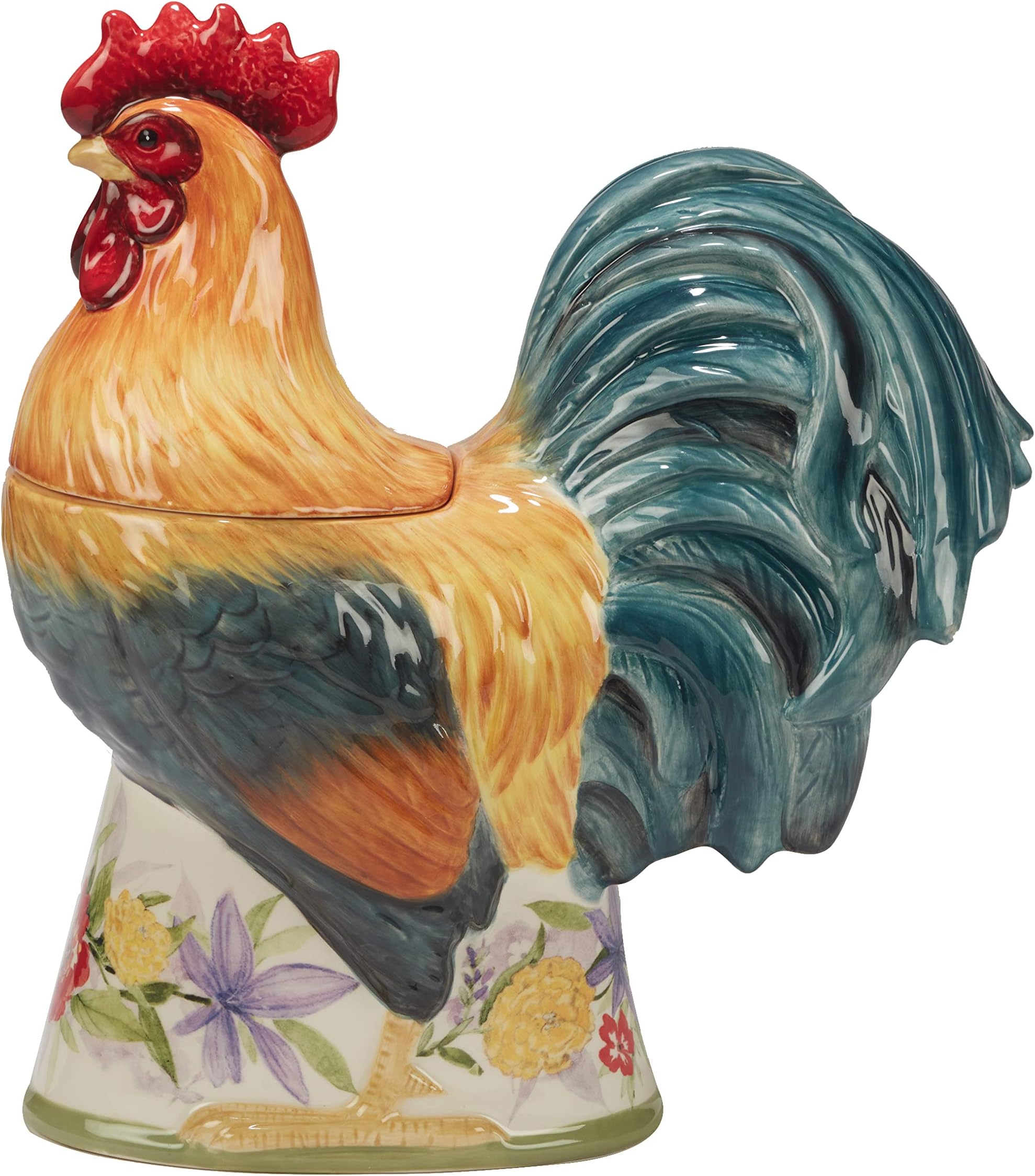 Amazon.com: Creative Co-Op Rooster Container with Lid : Home & Kitchen