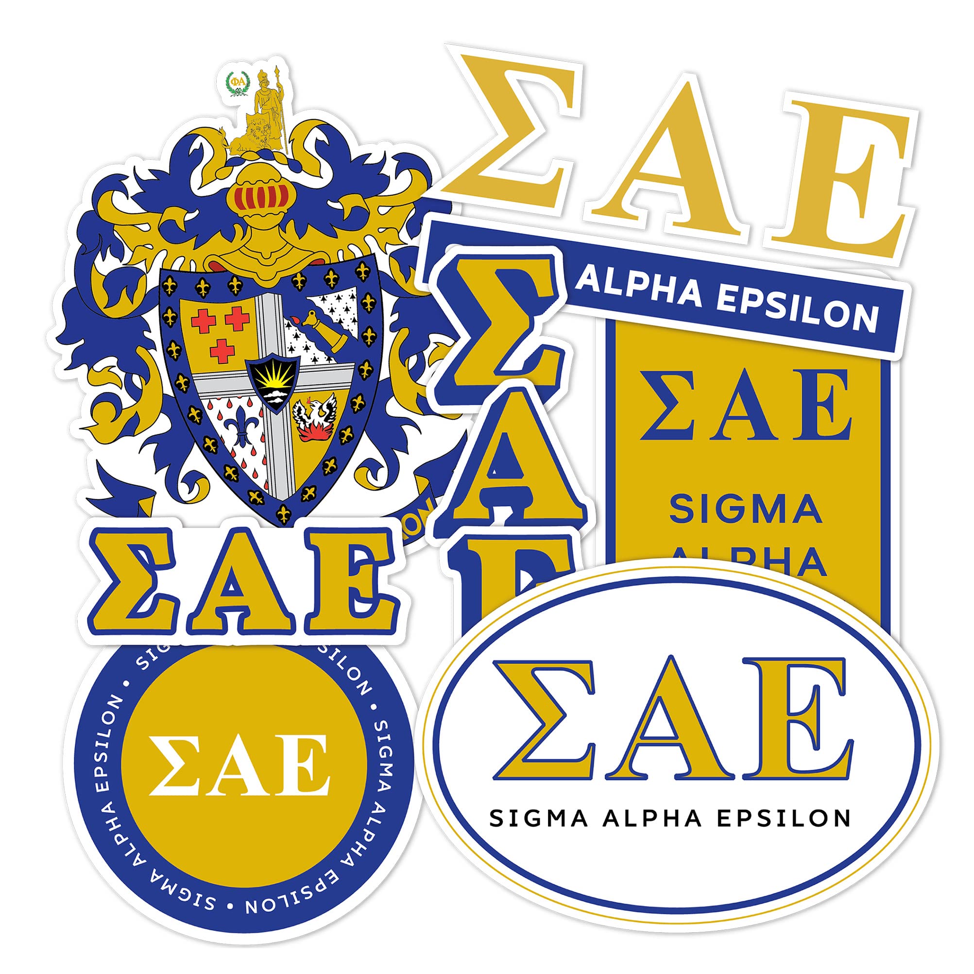 Amazon.com: Desert Cactus Sigma Alpha Epsilon Standard Sticker Sheet ...