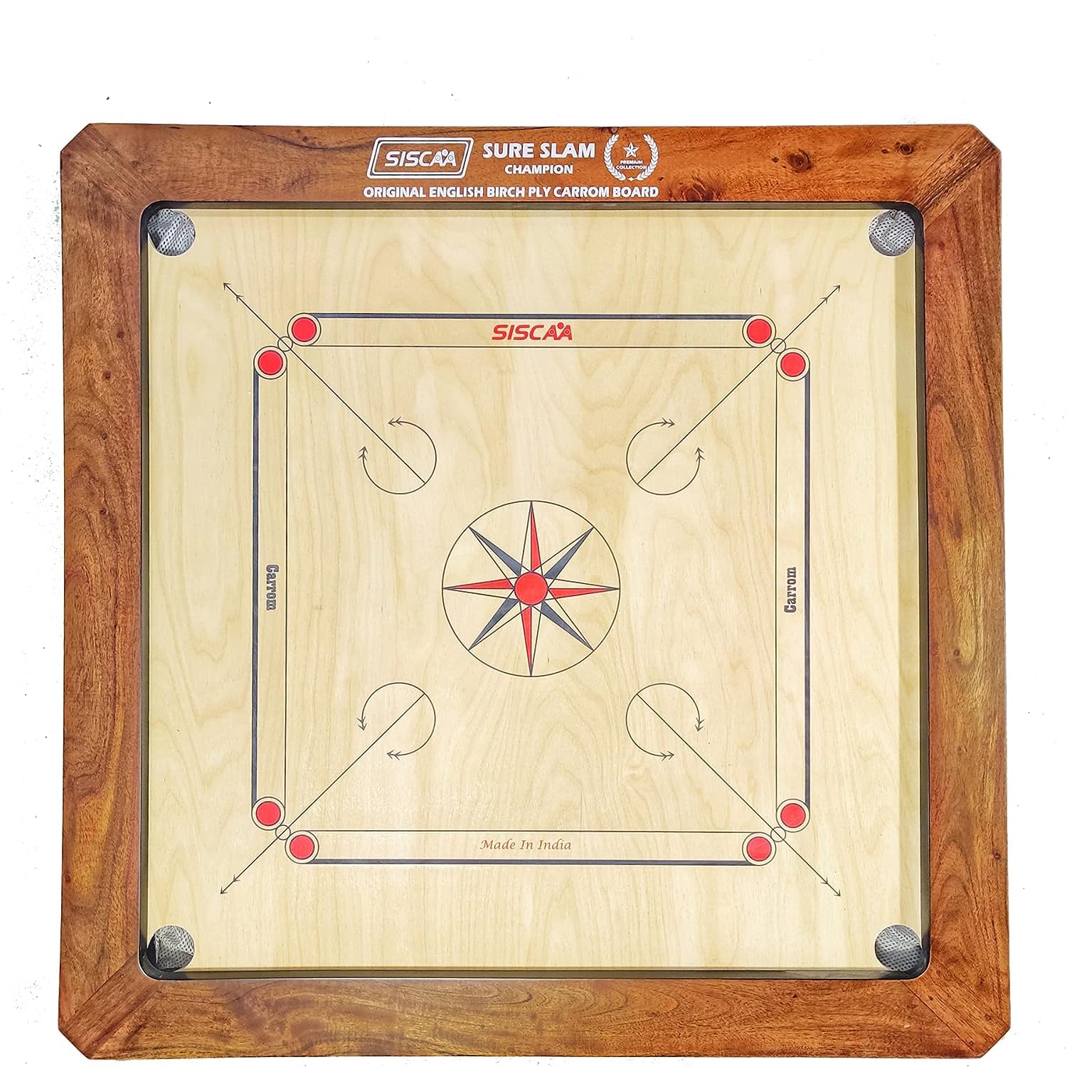Buy KNK SISCAA Carrom Board Champion Carrom Indoor Family Game ...