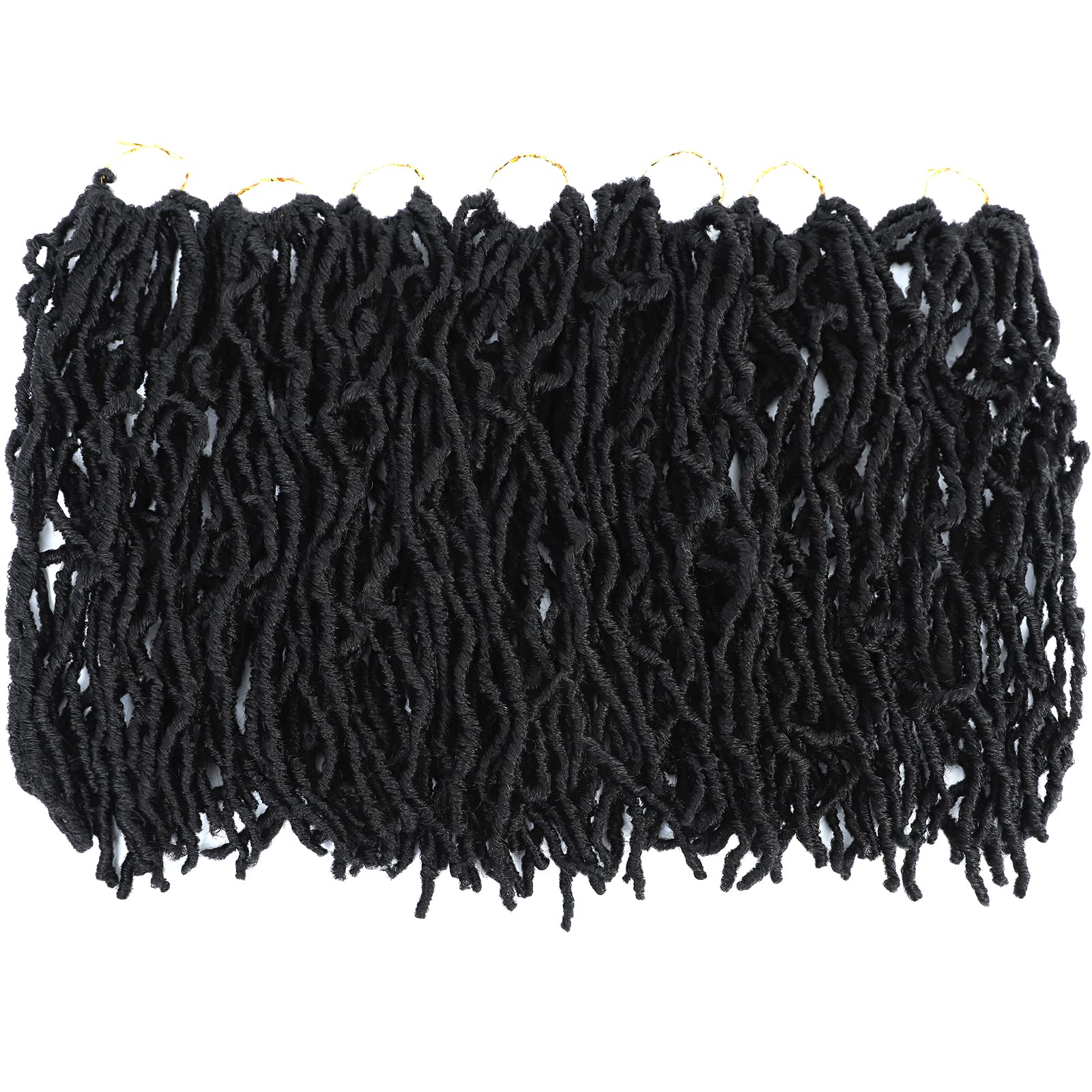 Snapklik.com : Faux Locs Crochet Hair Soft Locs 14 Inch 7 Packs Crochet ...