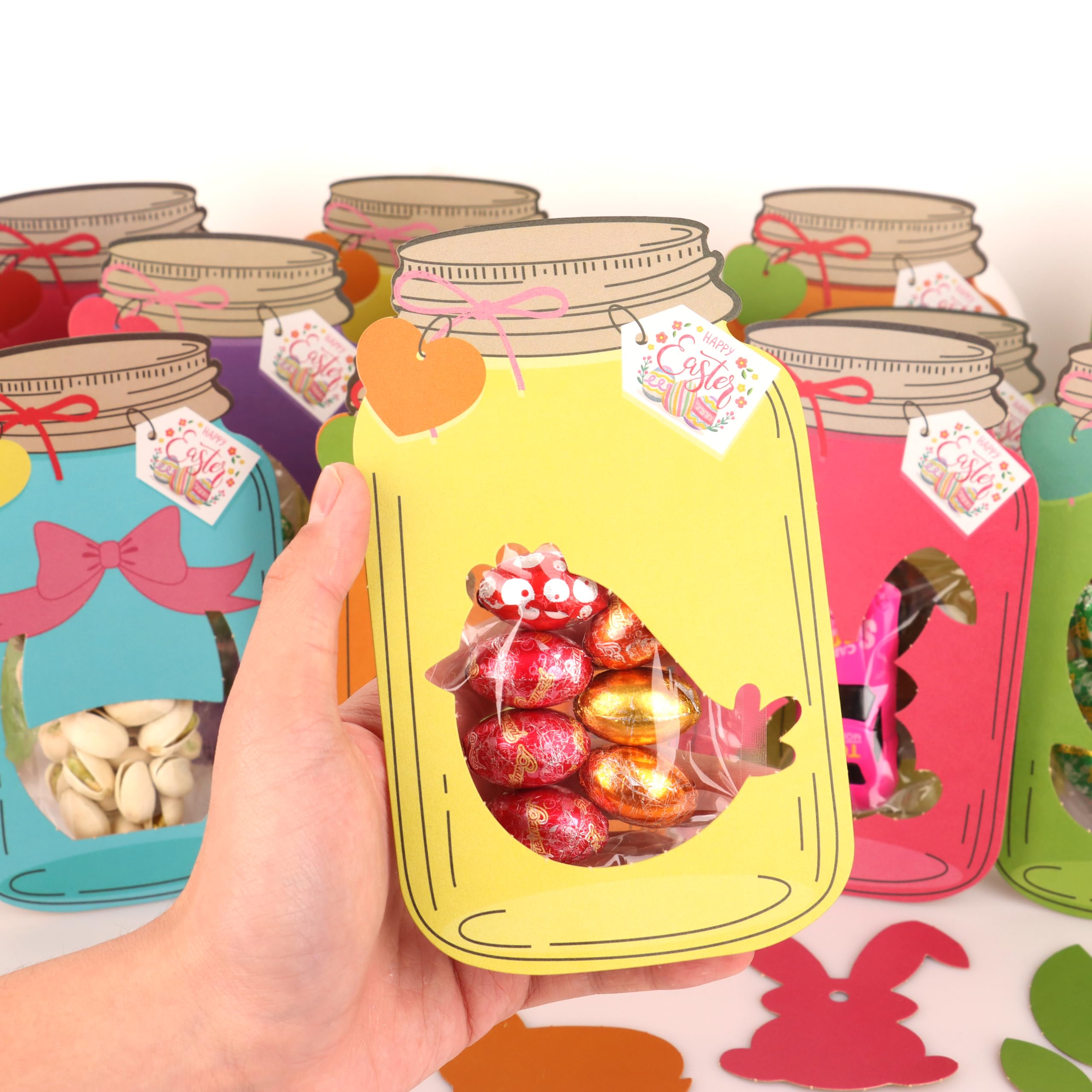 Snapklik.com : Giiffu 48 Pack Easter Cards For Kids, Happy Easter Mason ...