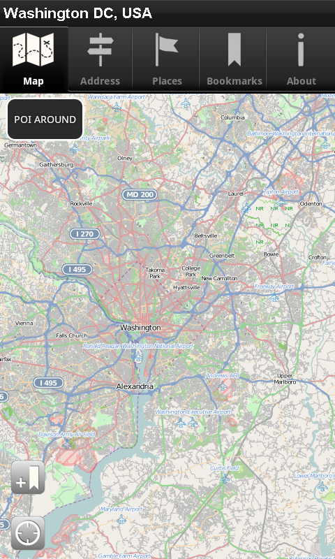 Offline Map Washington DC, USA - CNM:Amazon.co.uk:Appstore for Android