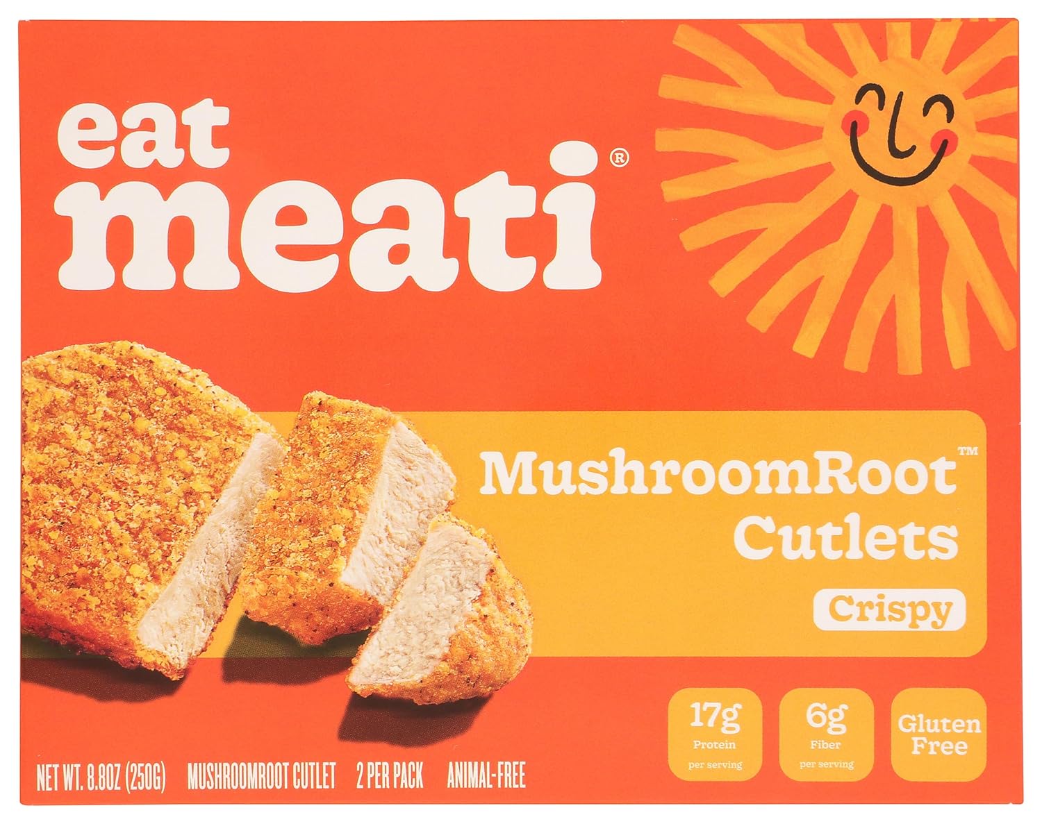 Amazon.com : Eat Meati Crispy Cutlet Mushroom Root Protein, 8.8 OZ ...