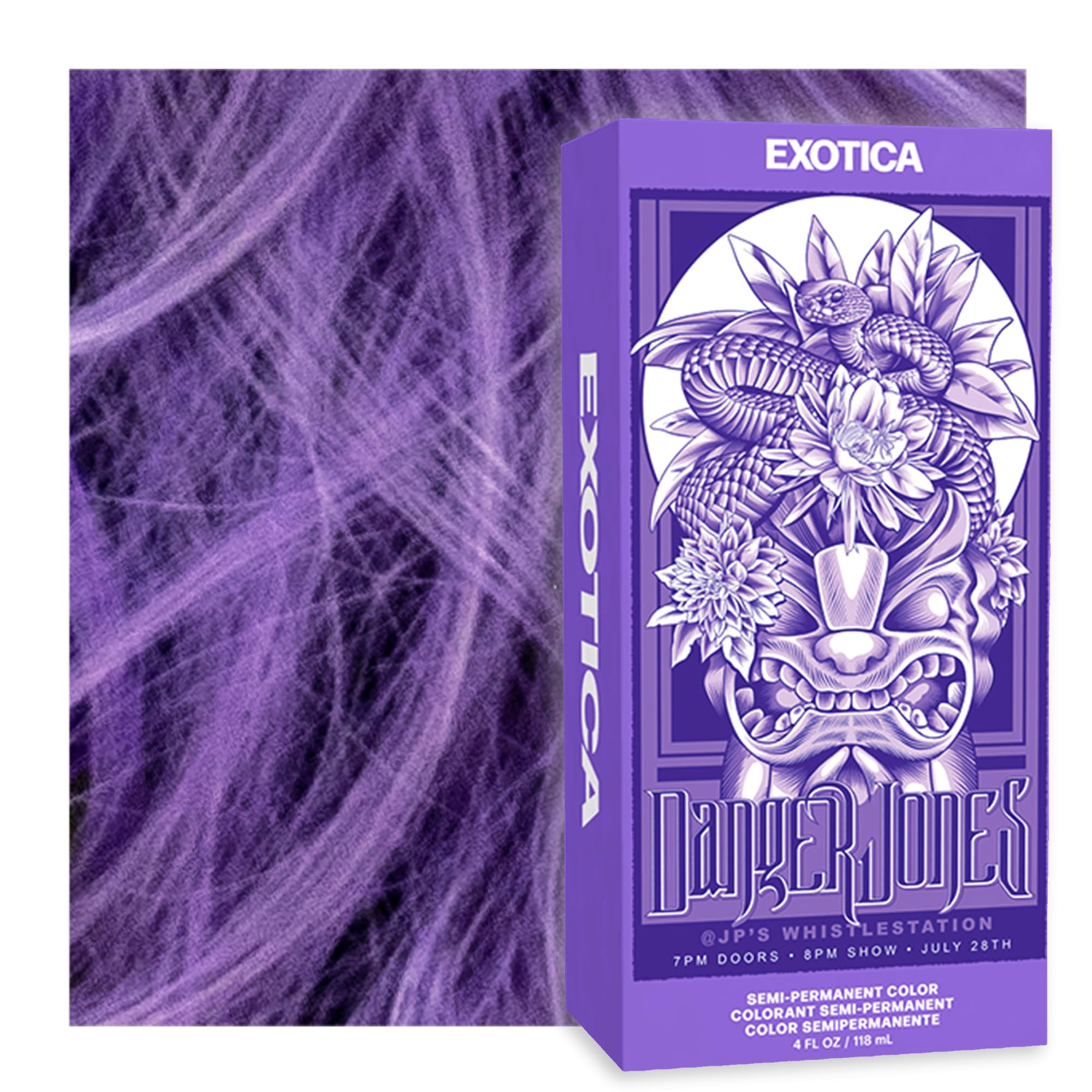 Amazon.com : Danger Jones Semi-Permanent Hair Color (Exotica - Light ...