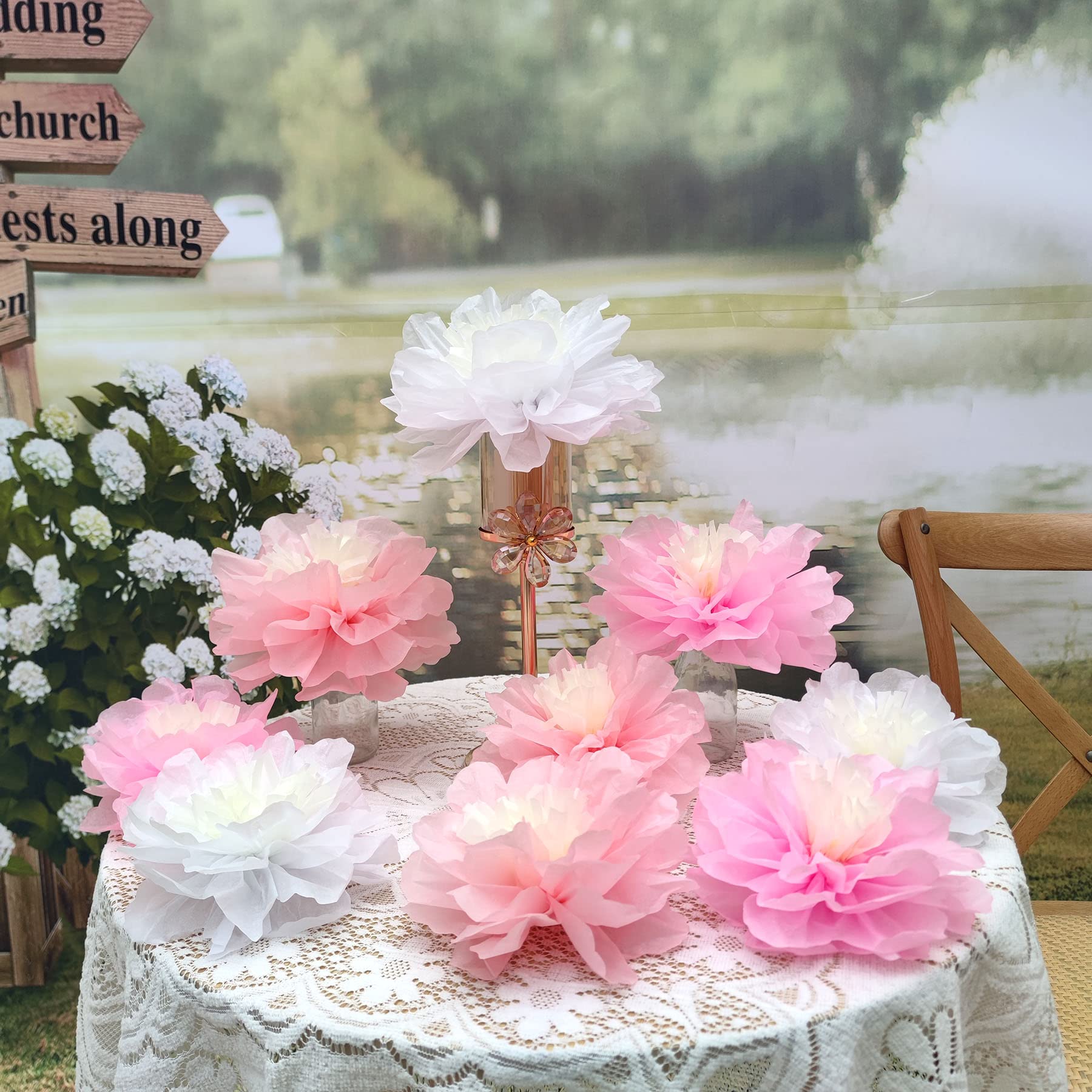 Paper Flower Centerpieces Baby Shower How To Make Tissue Paper Flowers