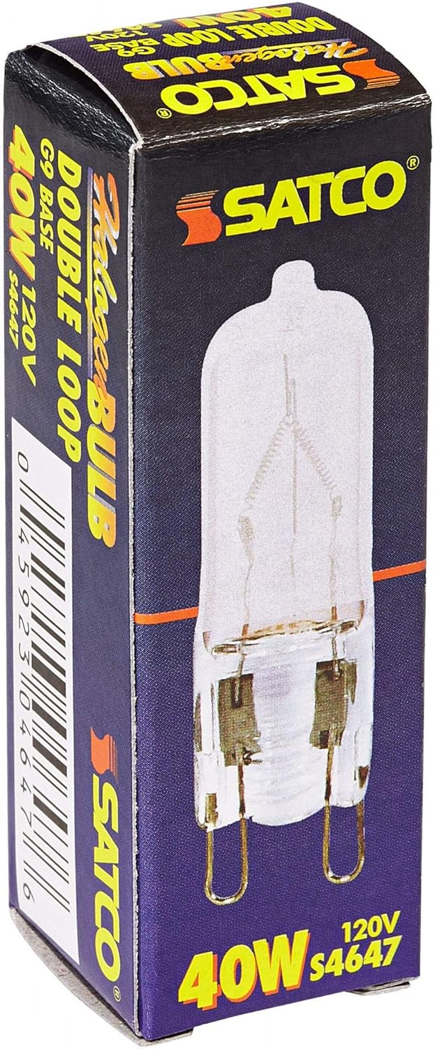 Satco 40 Watt G9 120 Volt Frosted Halogen Light Bulb - Amazon.com
