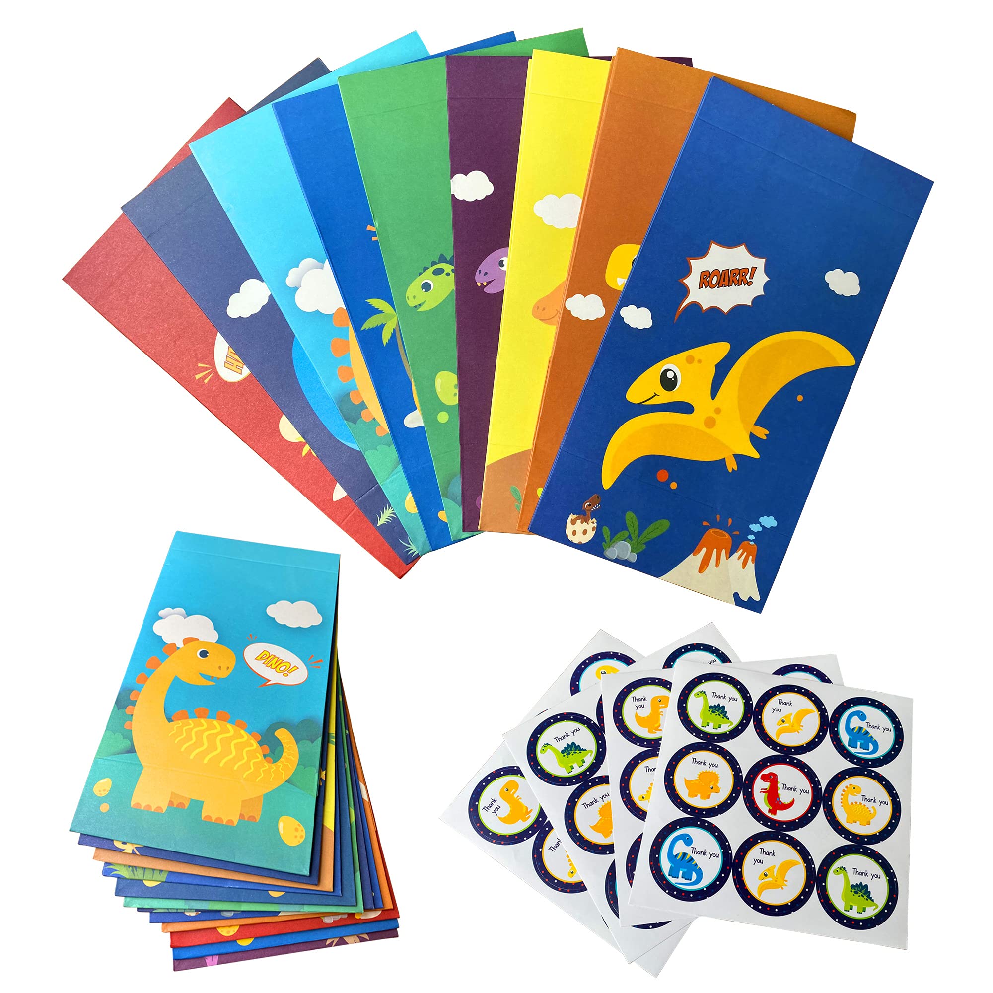 Dinosaur Party Bags 24 Packs For Kids Birthday Party Favor And Baby dinosaur-party-bags-24-packs-for-kids-birthday-party-favor-and-baby