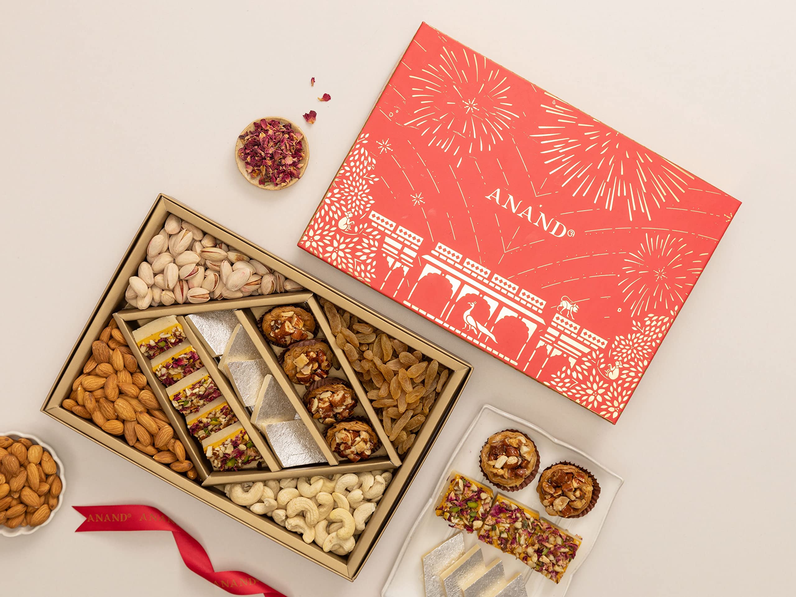 Buy ANAND Dry Fruits Gift Pack, Gift Items Box Assorted Sweets and ...