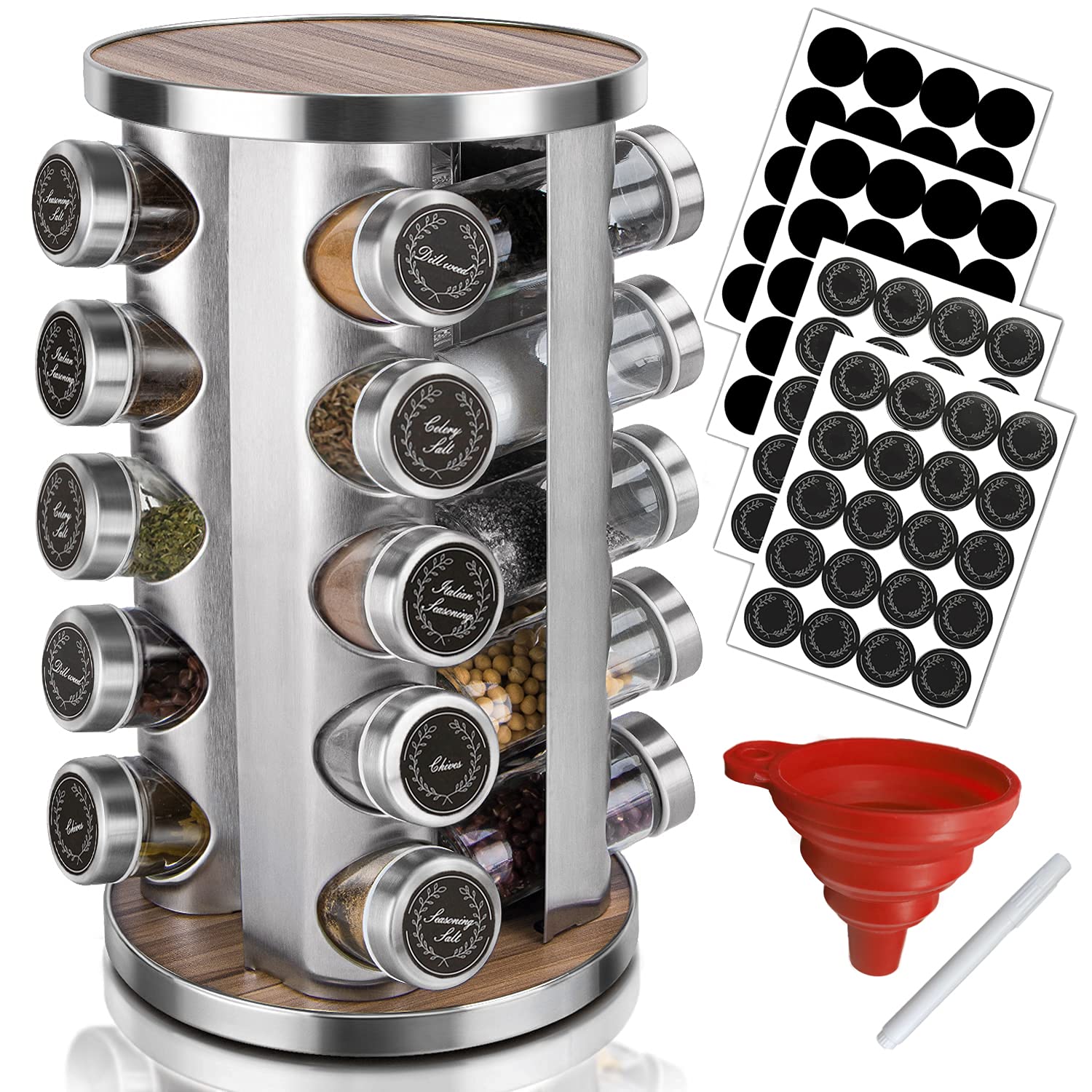 Buy CAM2 Rotating Spice Rack with Free Spice Jar Resend for 5 Years ...