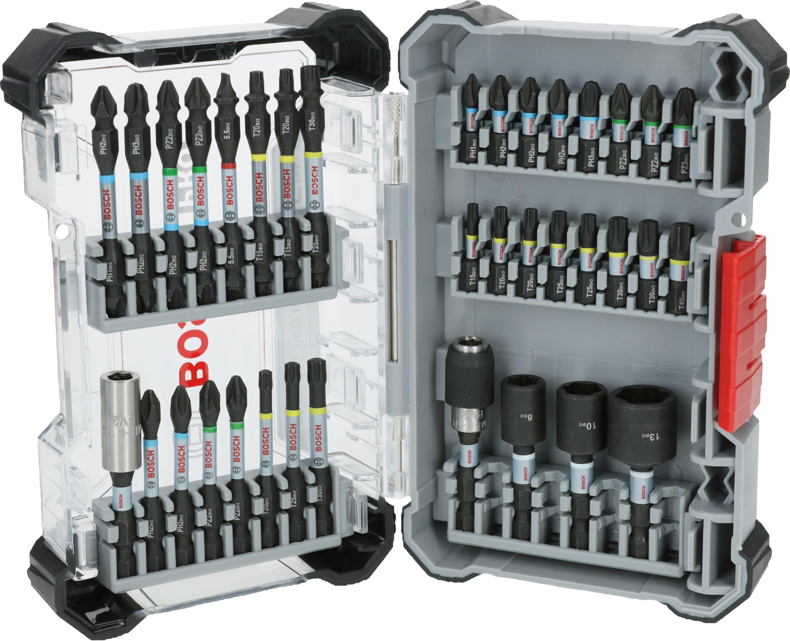 Bosch 36x PRO Impact Set, 36-Piece (200 x 107 mm, Professional ...