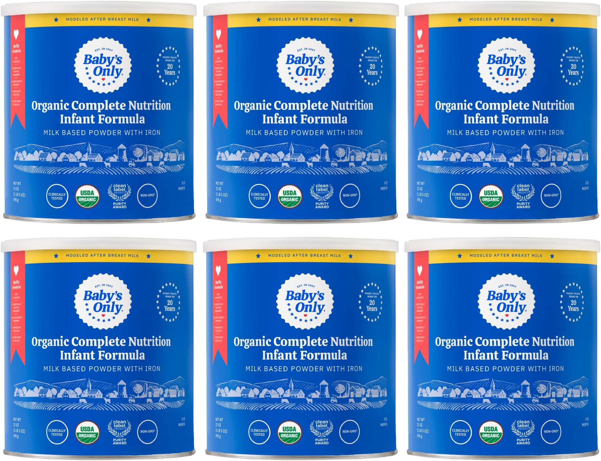 Amazon.com: Earth's Best Organic Sensitive Baby Formula for Babies 0-12 ...