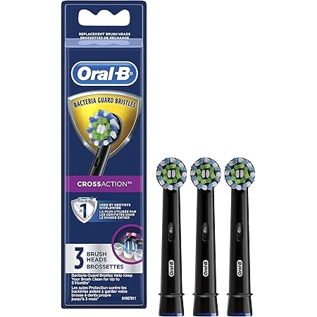 Amazon.com : Oral-B Cross Action Electric Toothbrush Replacement Brush ...