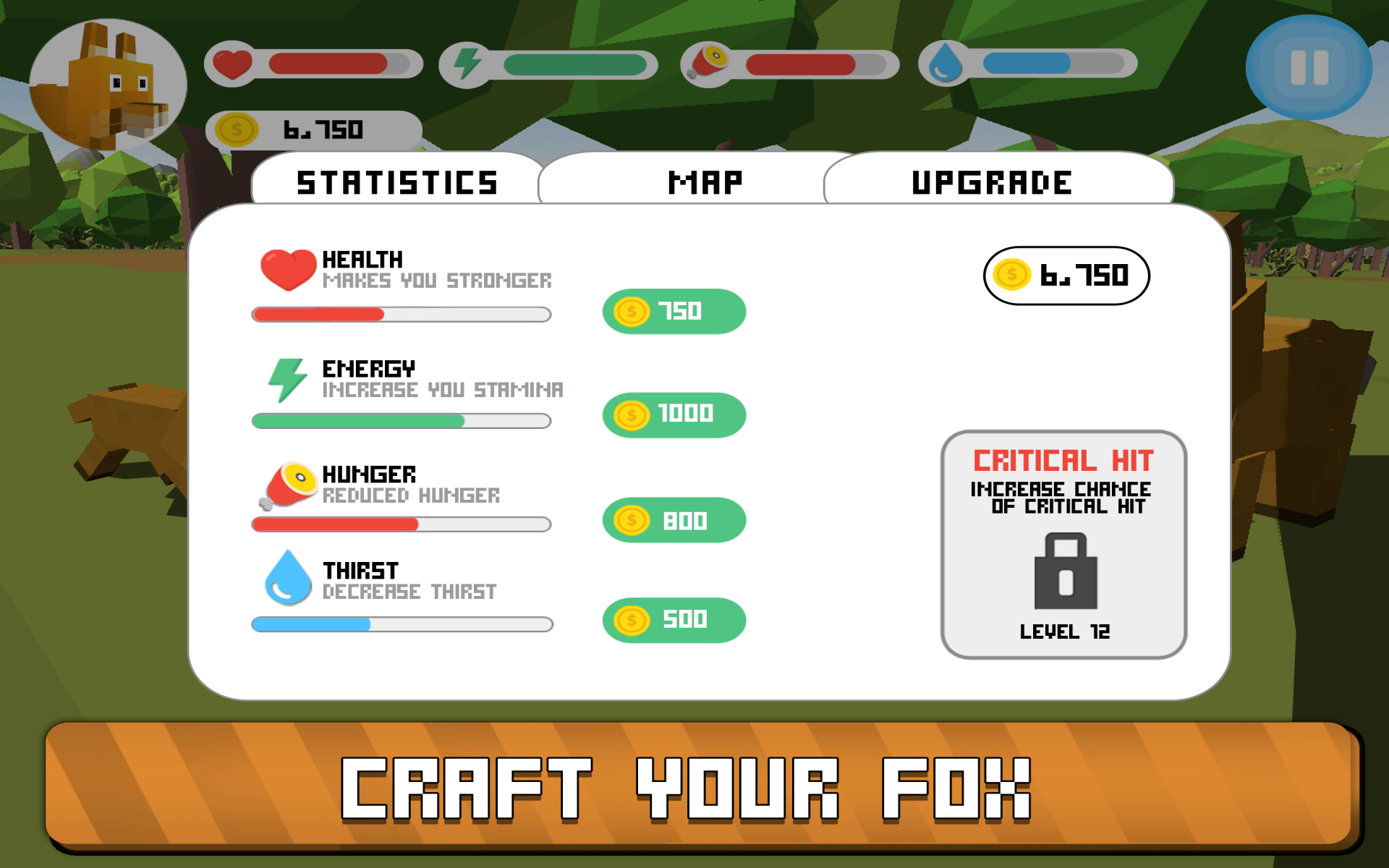 Blocky Fox Craft Simulator 3D - App on Amazon Appstore