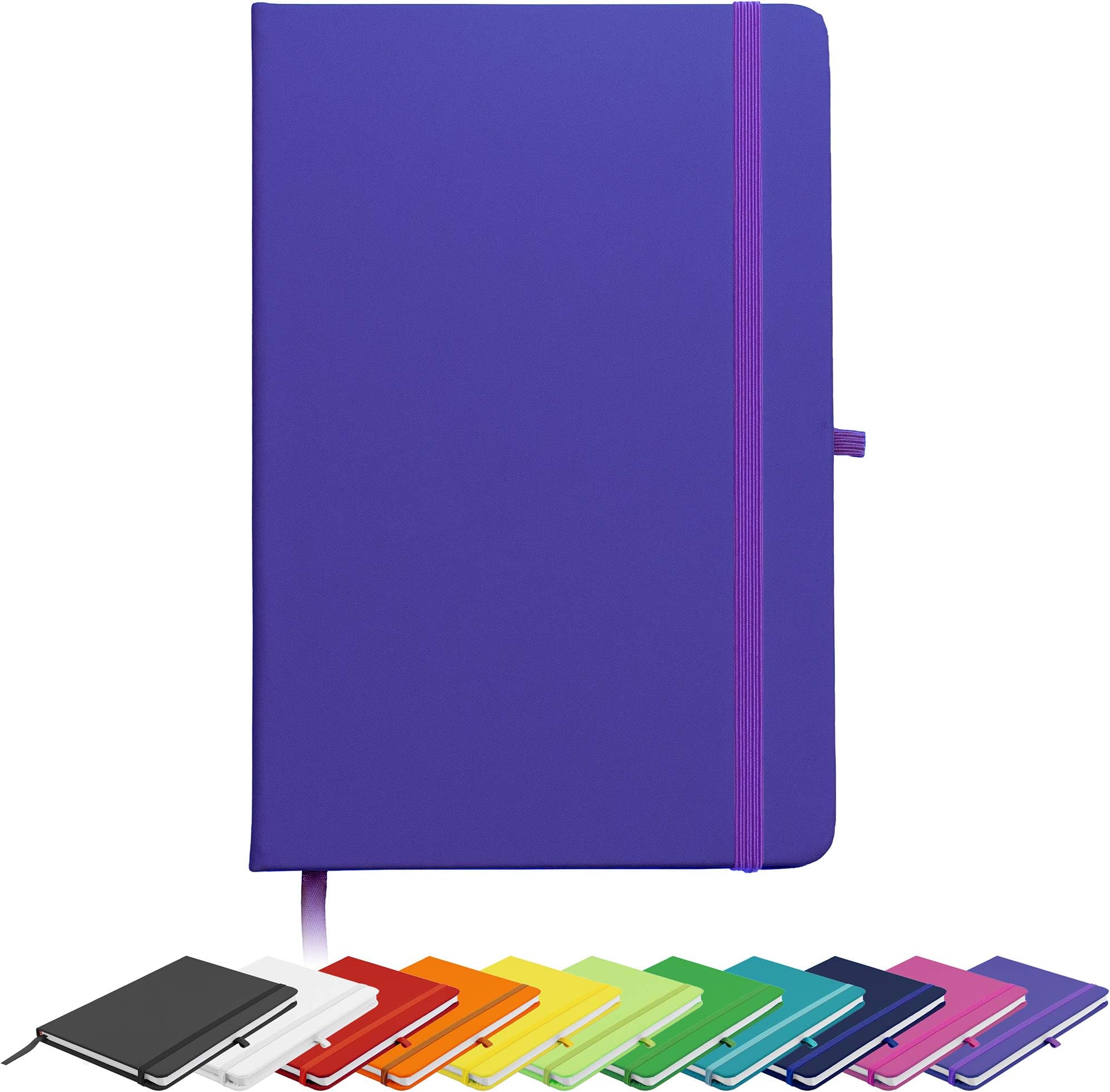 Blanco Basic A5 Unlined Plain Page Notebook New Hardback Journal with ...