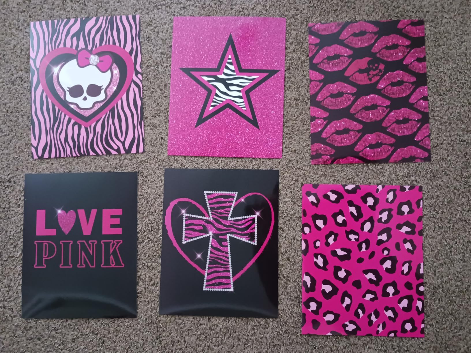 Amazon.com: TwoDays Mcbling Room Decor Aesthetic, Trashy Y2k Posters ...