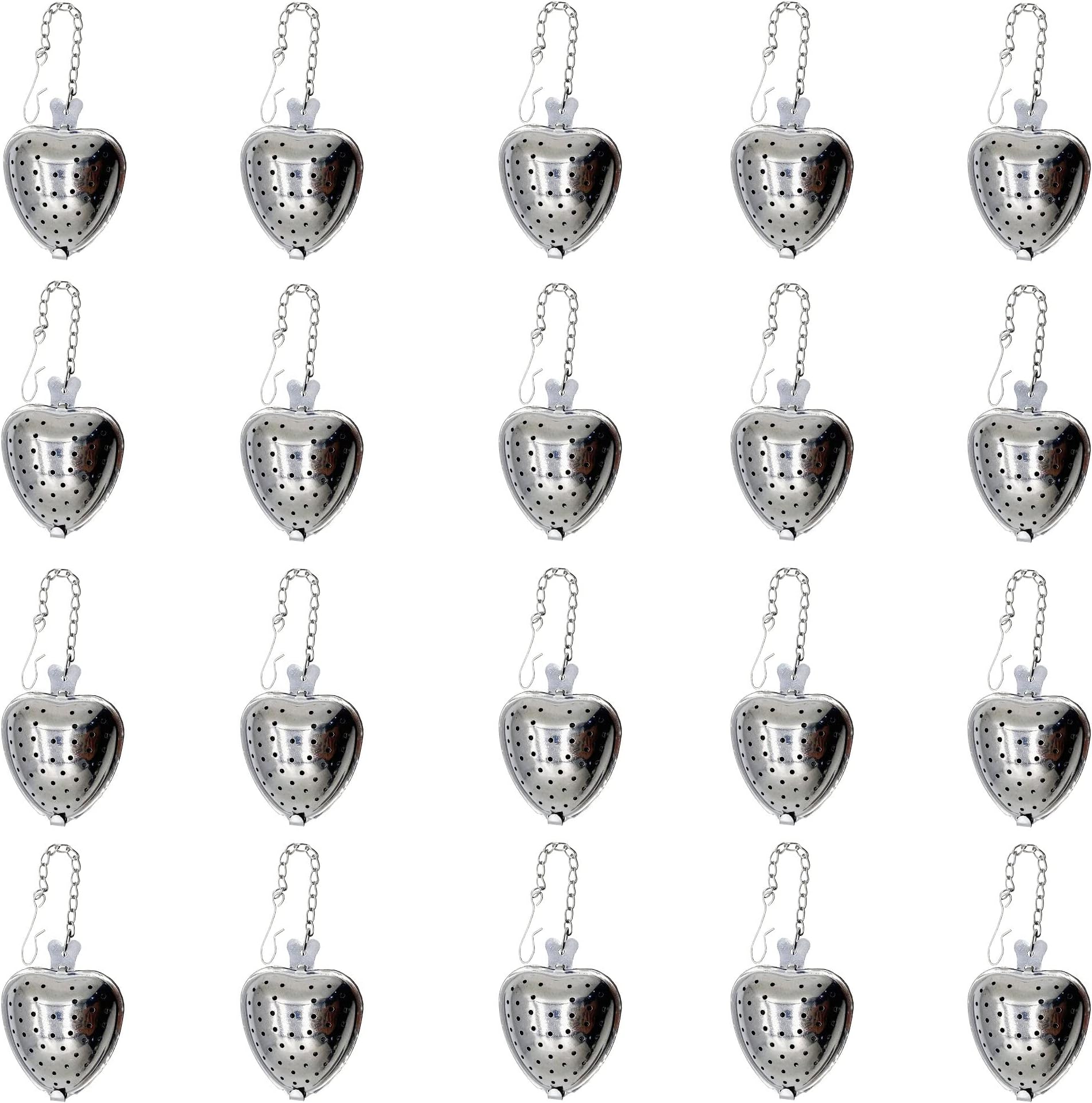 Amazon.com: 30PCS Heart Shape Tea Infusers for Wedding Favors Bridal ...